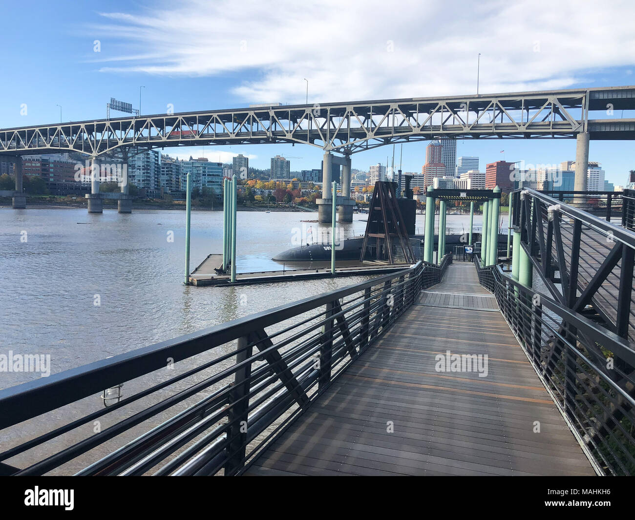 Submarine Docks Portland Oregon Stock Photo - Alamy
