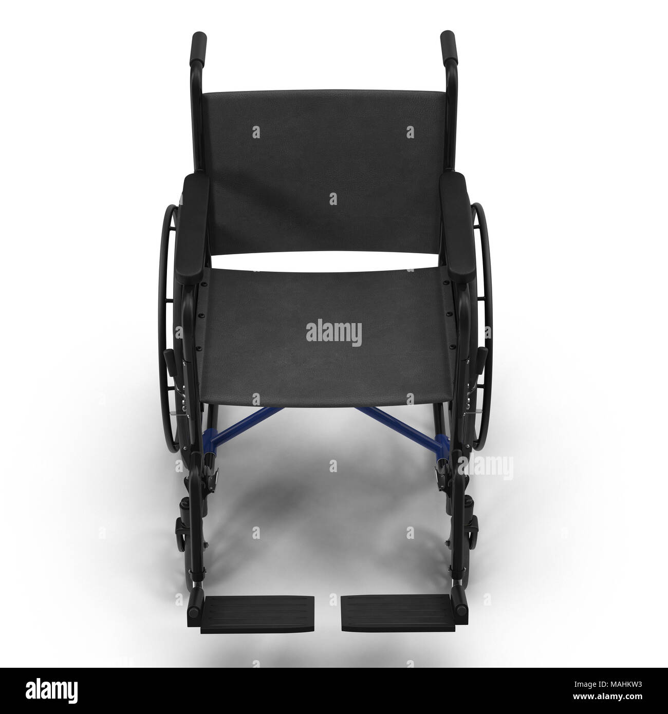wheelchair isolated on white. Front view. 3D illustration, clipping ...