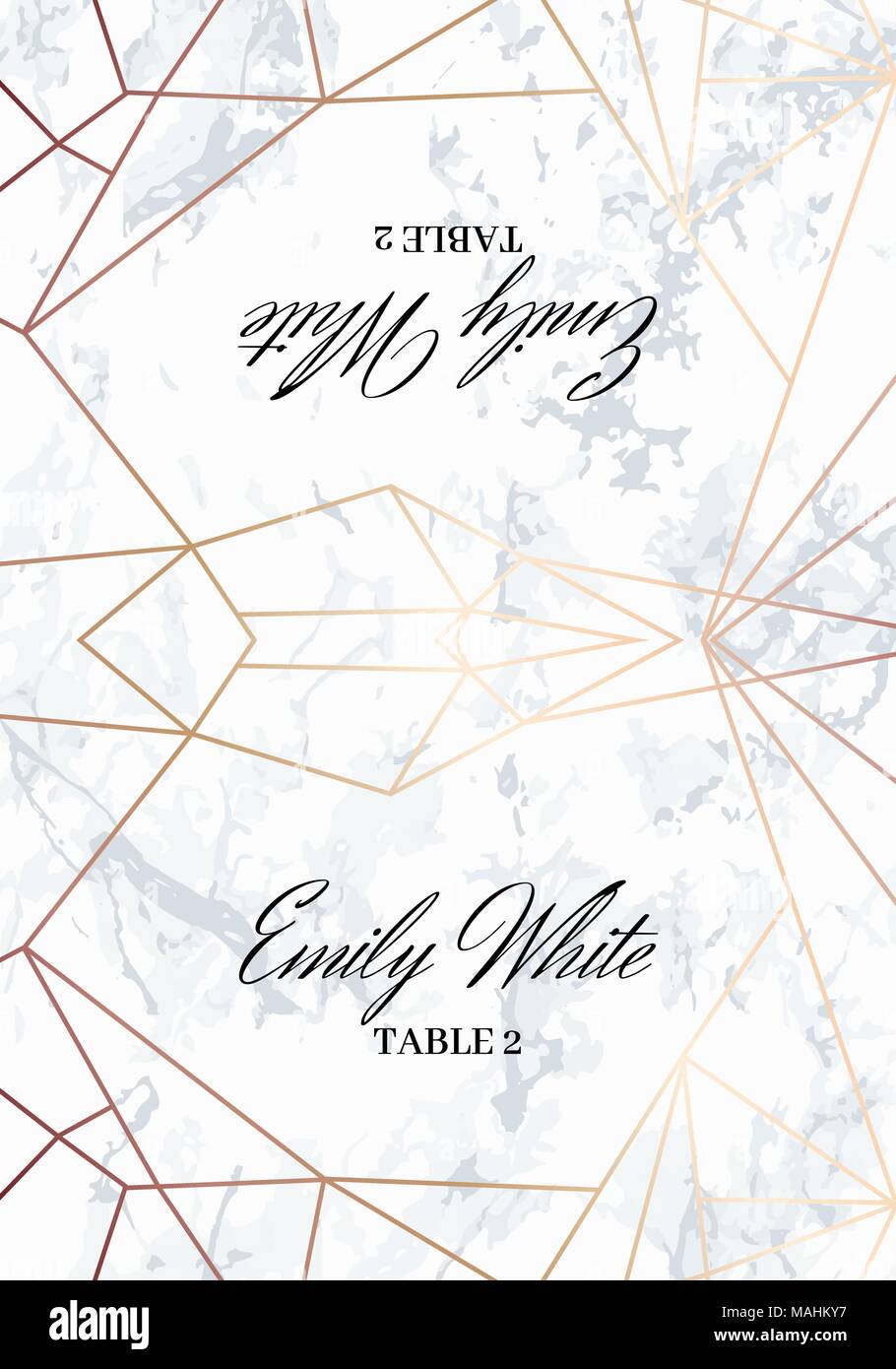 Card folded table Stock Vector Images - Alamy