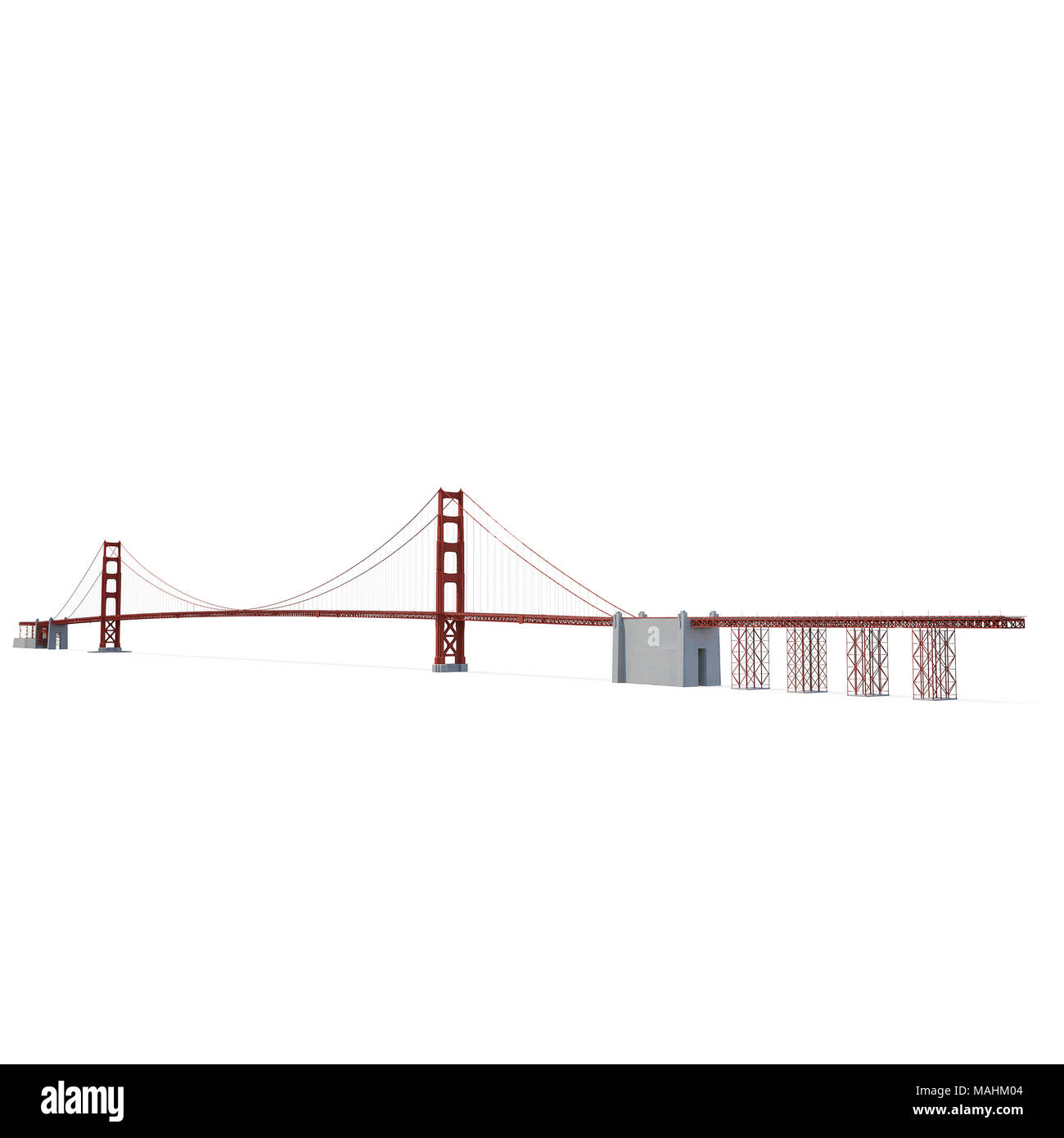 California san francisco golden gate bridge view Cut Out Stock Images ...