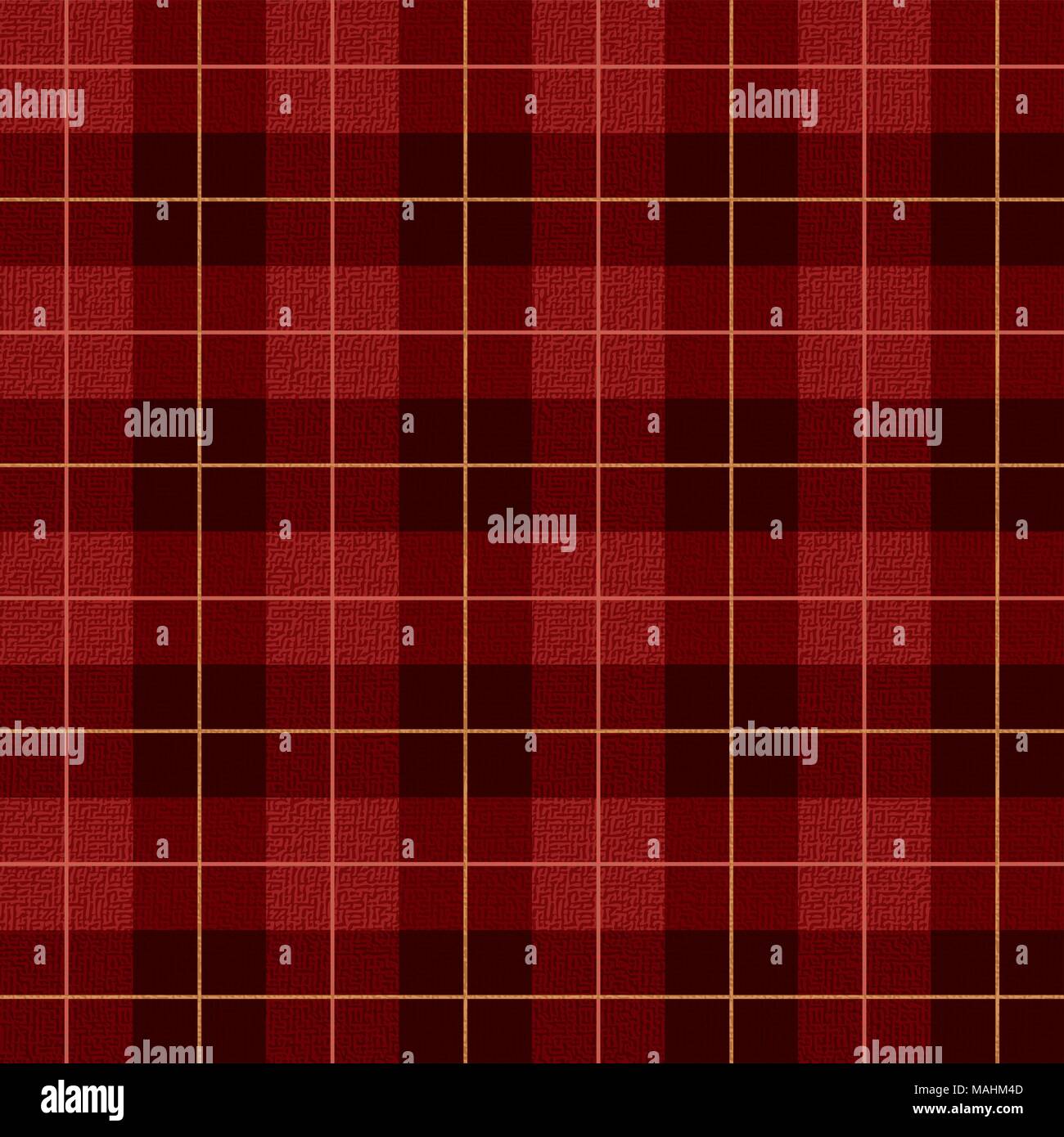 Red plaid canvas textured vector pattern background Stock Vector Image ...