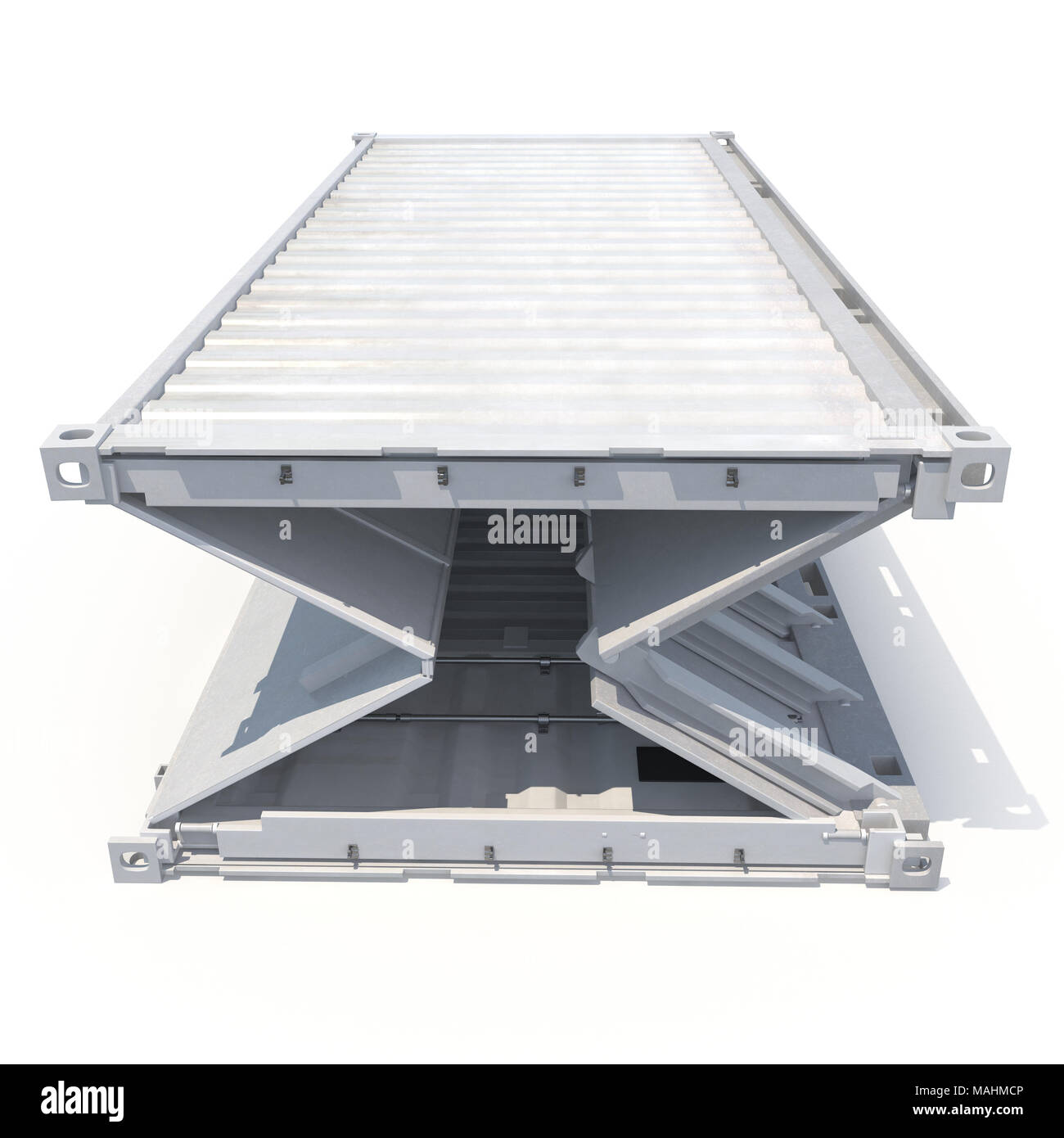 Collapsible shipping crate Cut Out Stock Images & Pictures - Alamy