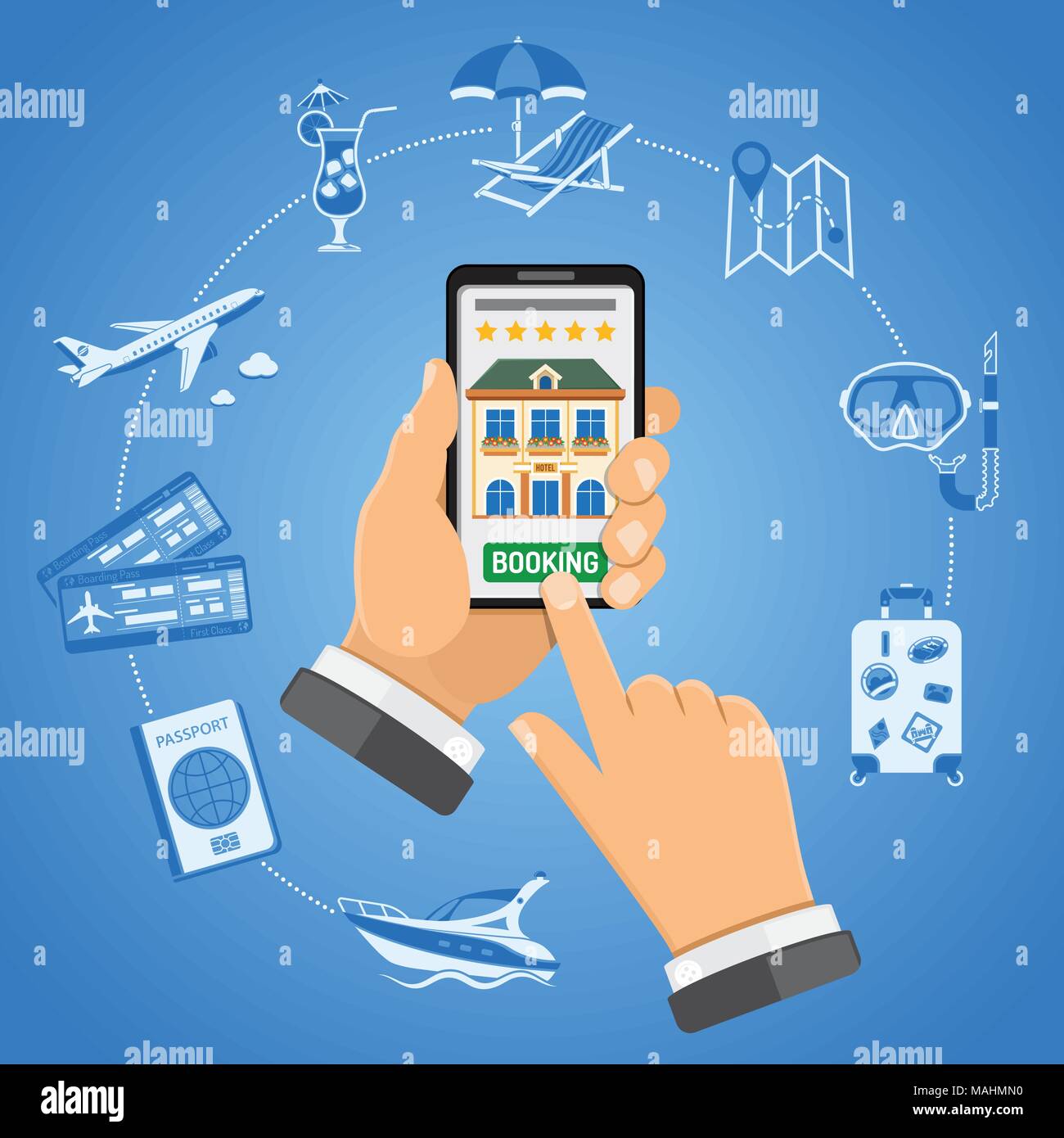 Booking hotel hi-res stock photography and images - Alamy