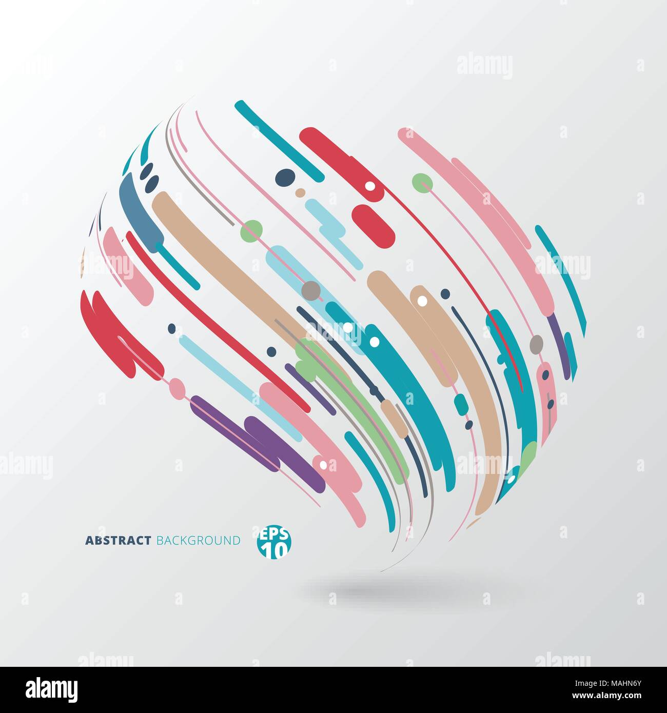 Creative layout made circle Stock Vector Images - Alamy