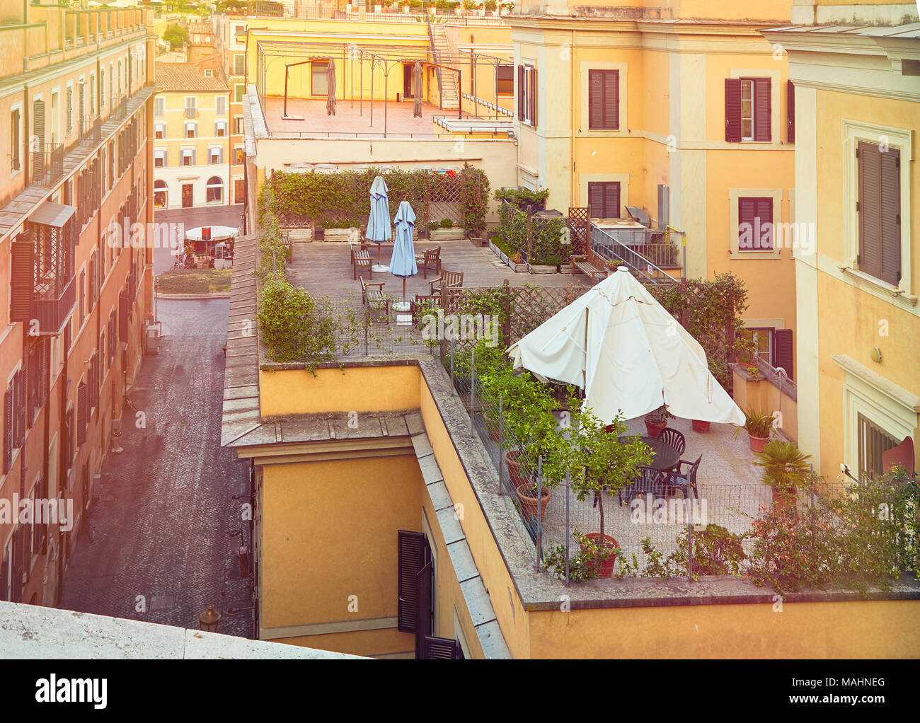 Rome rooftop bar hi-res stock photography and images - Alamy