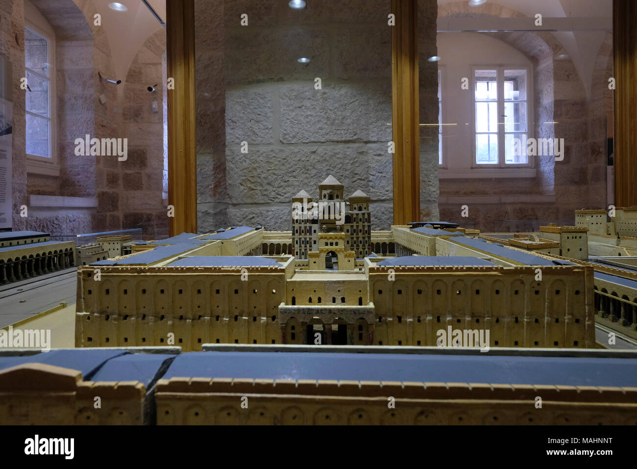 Wooden model of Herod's Temple on the Temple Mount, by Conrad Schick ...