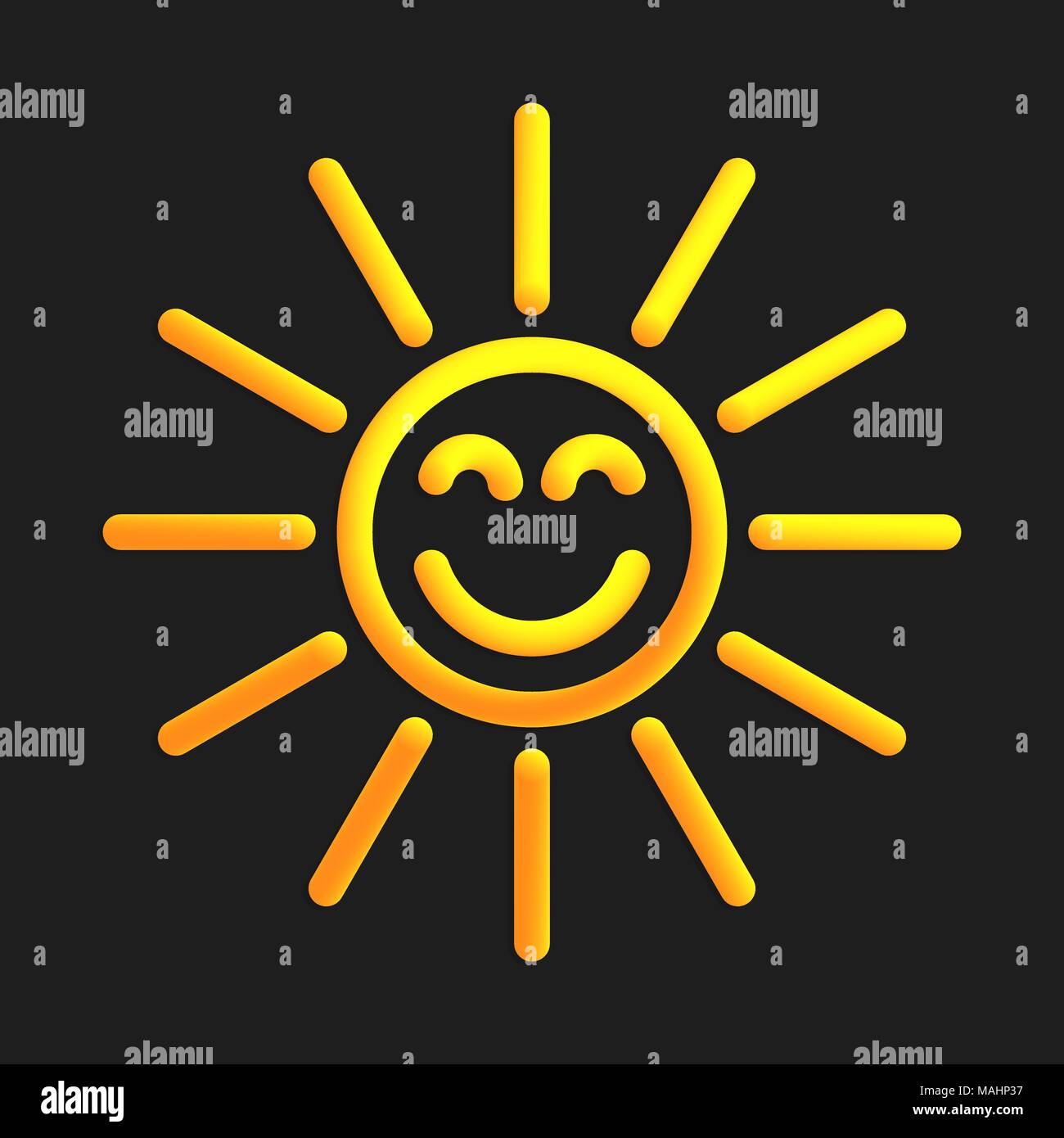 Sunlight gradient Stock Vector Images - Alamy