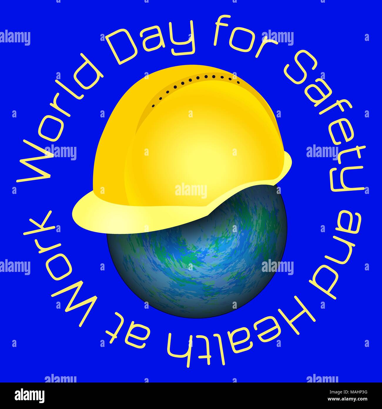 World Day for Safety and Health at Work. 28 April. Celebration concept ...
