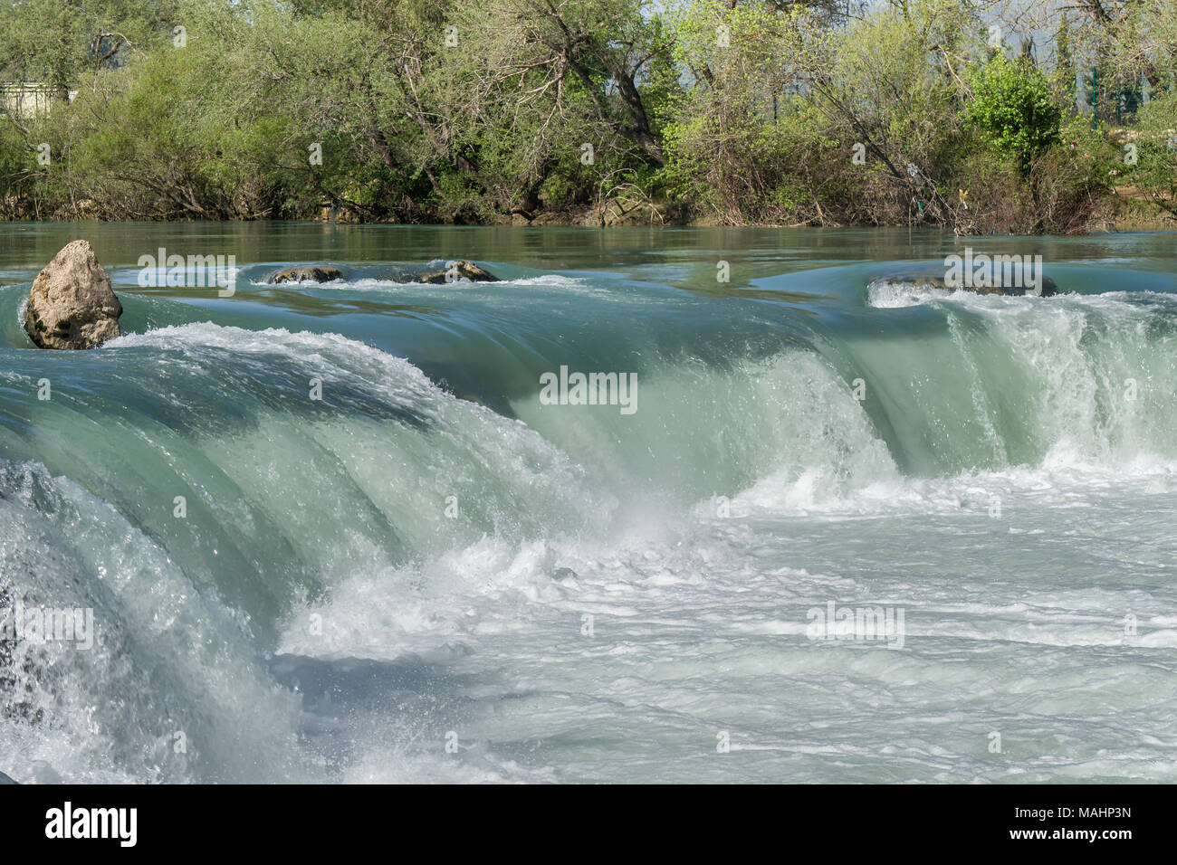 Amazing view of Manavgat waterfall in Antalya, Turkey Stock Photo - Alamy