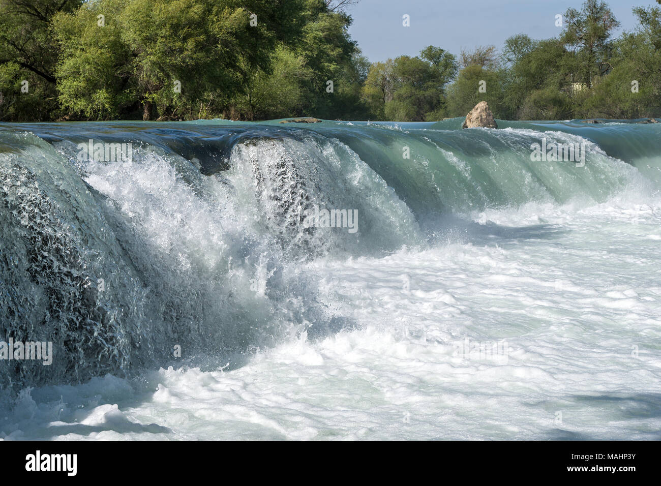 Amazing view of Manavgat waterfall in Antalya, Turkey Stock Photo - Alamy