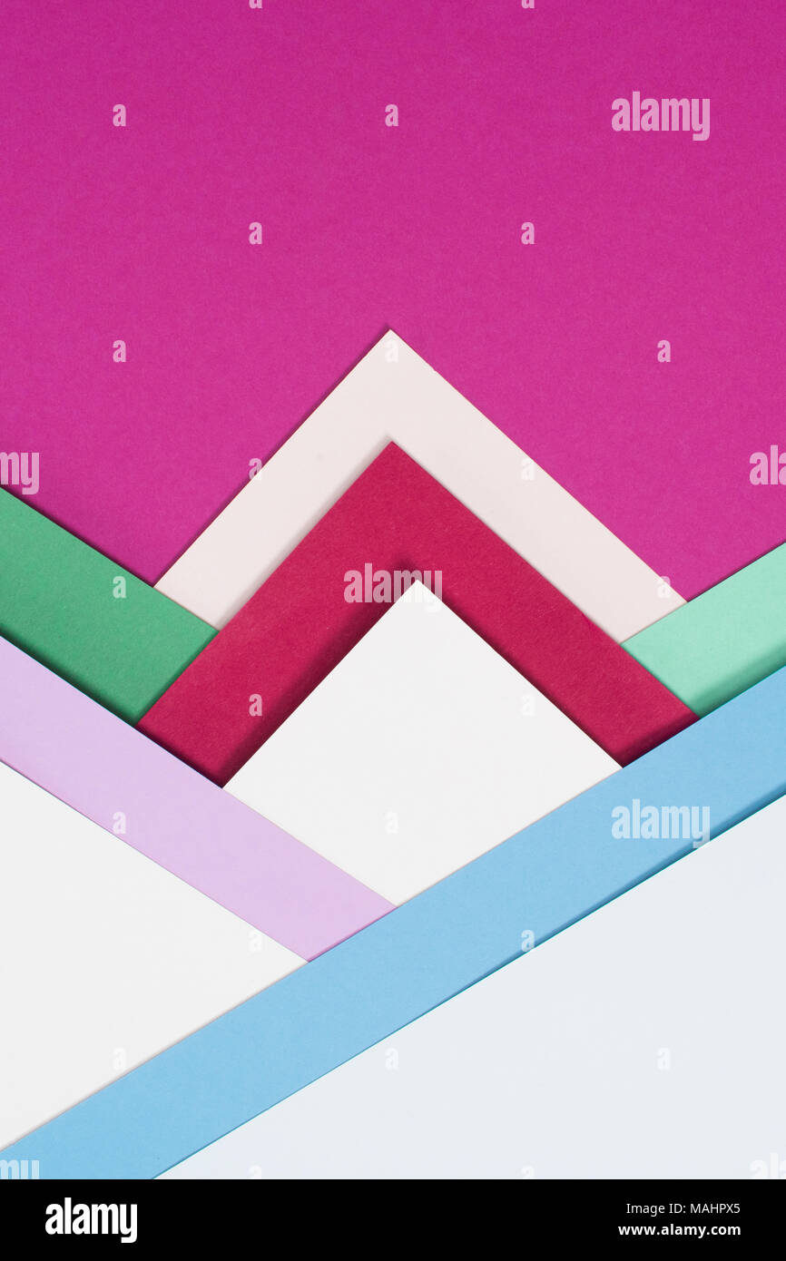 Different colored triangles hi-res stock photography and images - Alamy