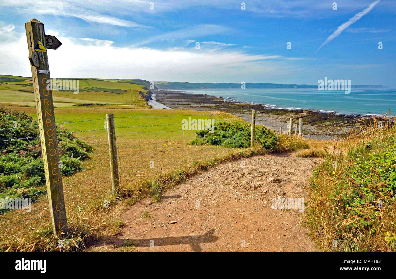 Southwest coast path devon hi-res stock photography and images - Alamy