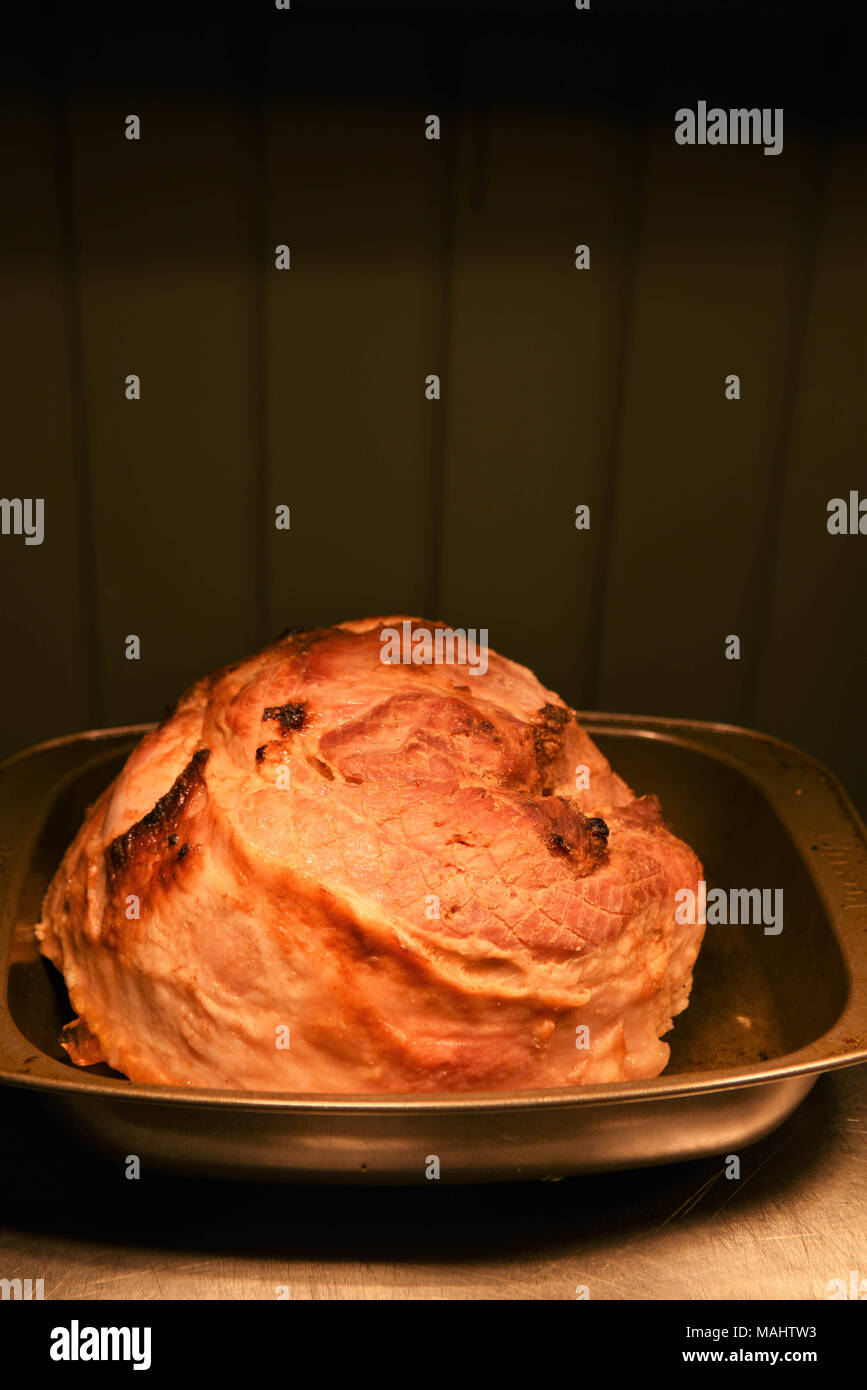 traditional roast pork joint of meat Stock Photo - Alamy