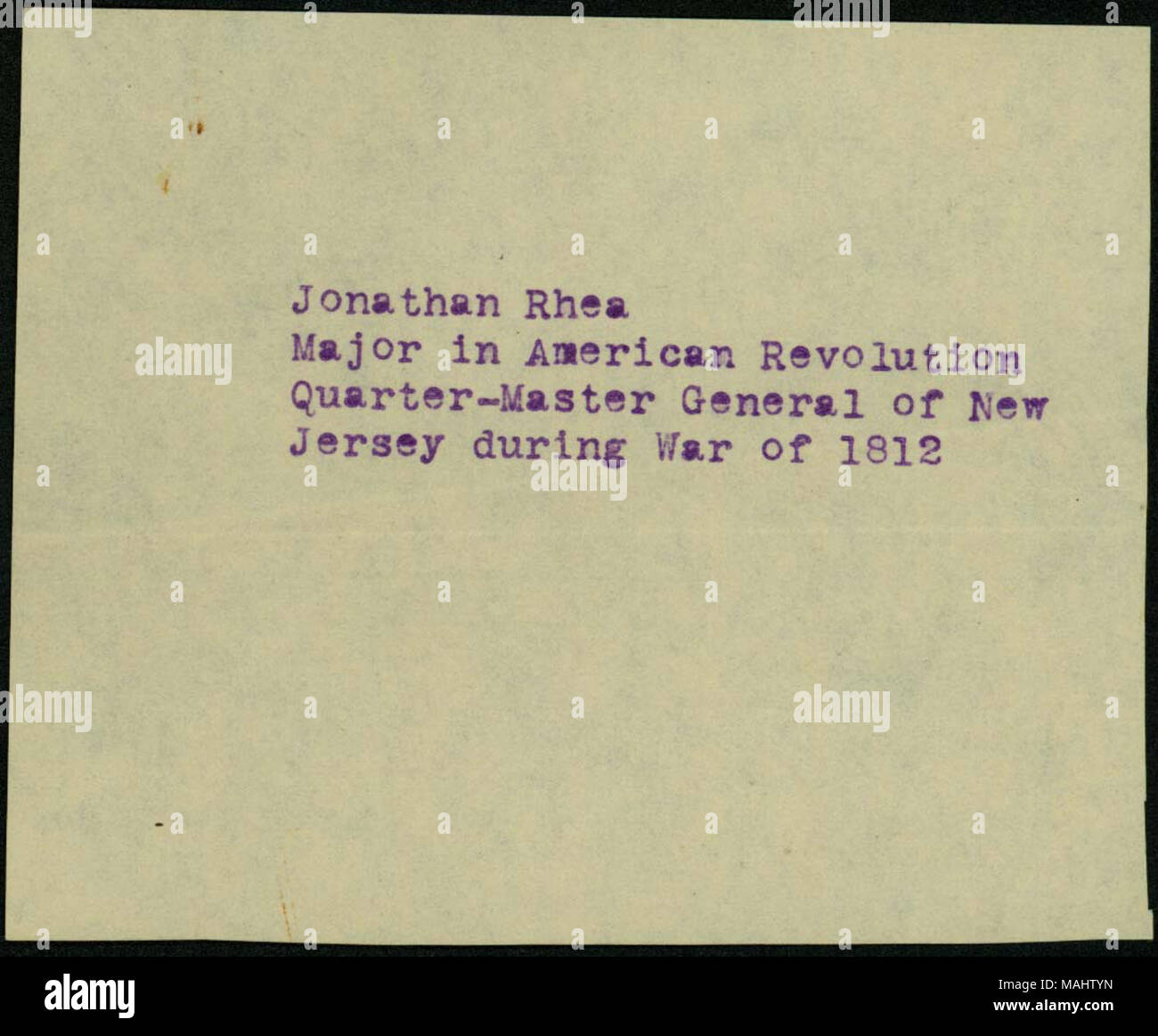 For slave named George to Jonathan Rhea. Accompanying typescript note ...