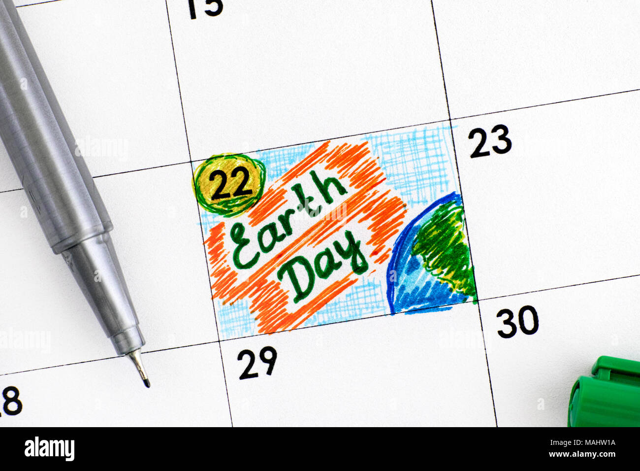 Environmental calendar hi-res stock photography and images - Alamy