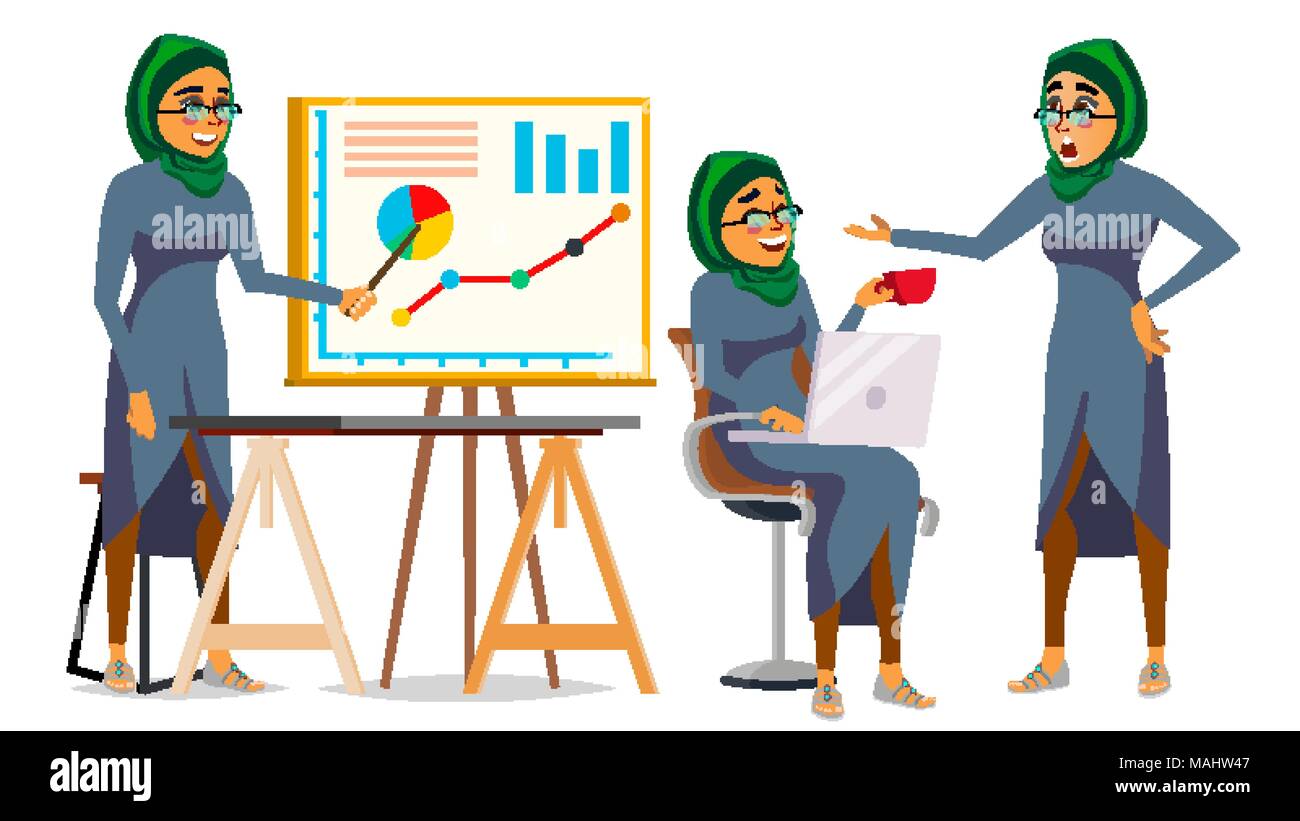 Boss Character Vector. Bearded. Environment Process In Office. Various ...