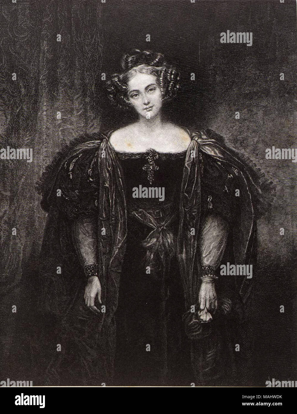 . English: Miss Henriette Sontag, As Donna Anna in Mozart's Don ...