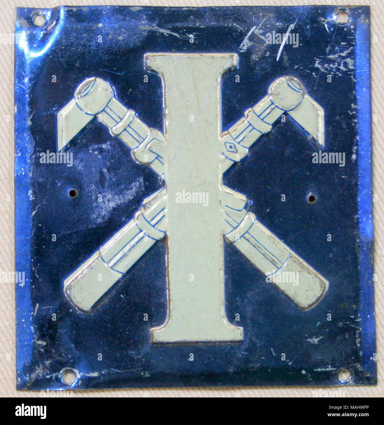 Fire mark for Yasuda Fire and Marine Insurance Co., Ltd., in Tokyo ...