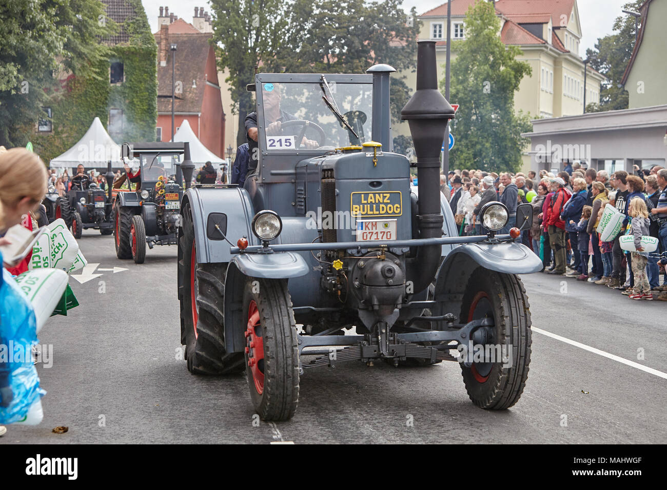 Vintage Tractor Parade Stock Photo - Alamy