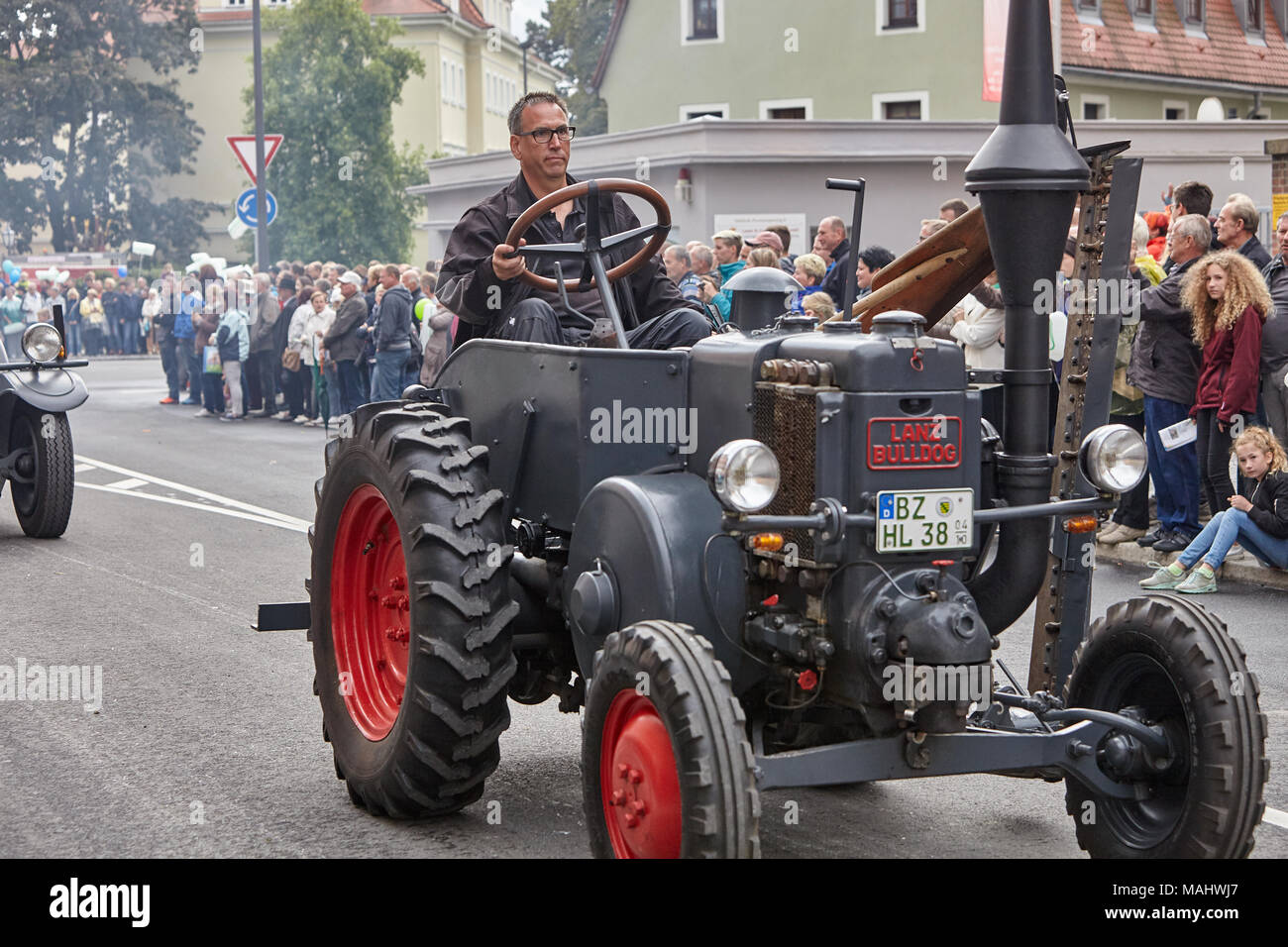 Vintage Tractor Parade Stock Photo - Alamy