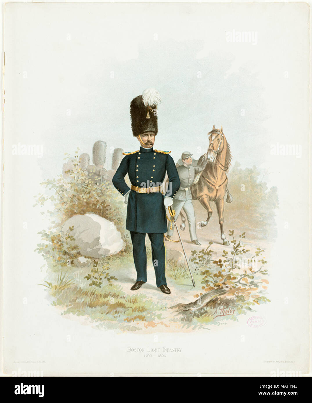 Boston light infantry hi-res stock photography and images - Alamy