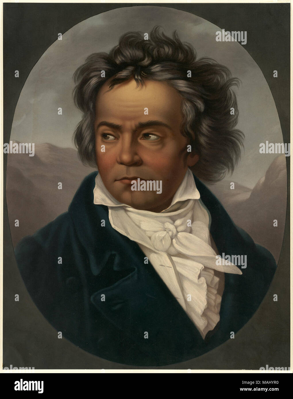 Ludwig van beethoven portrait on hi-res stock photography and images ...