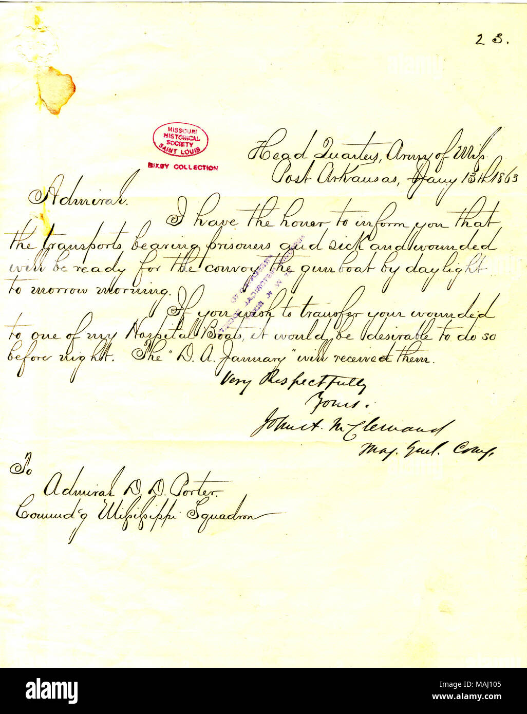 Headquarters for the sick and wounded hi-res stock photography and ...