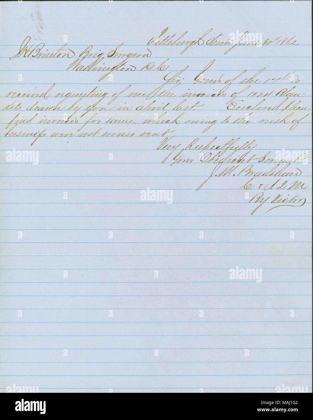 Respectfully your obedient servant hi-res stock photography and images ...