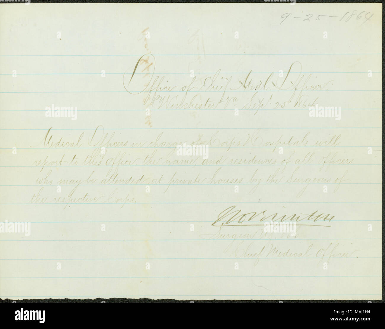 Names of the medical officers hi-res stock photography and images - Alamy