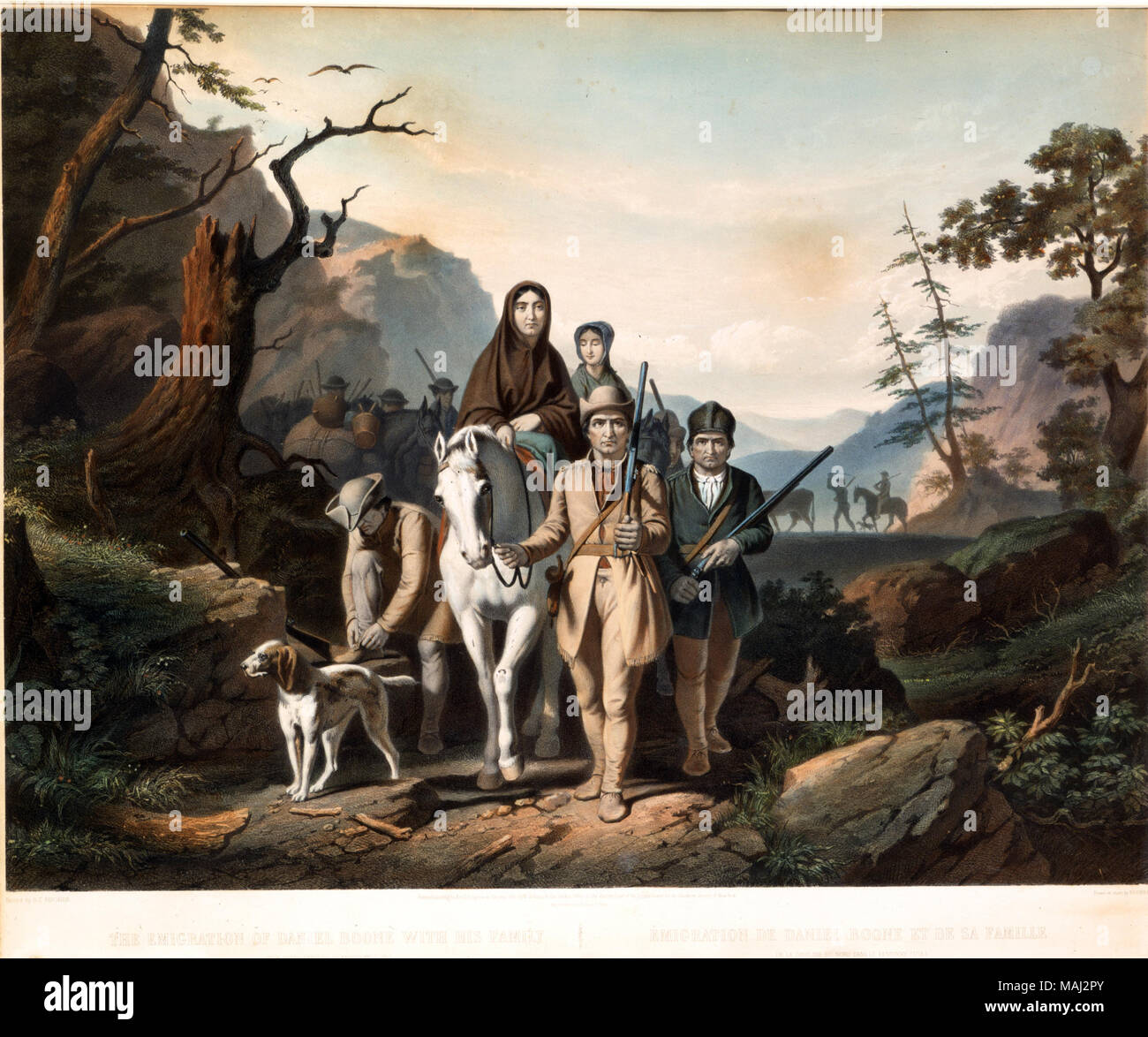George caleb bingham daniel boone hi-res stock photography and images ...