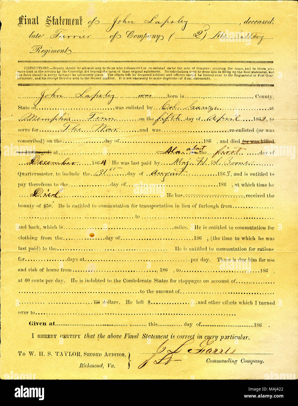 Lapsley hi-res stock photography and images - Alamy