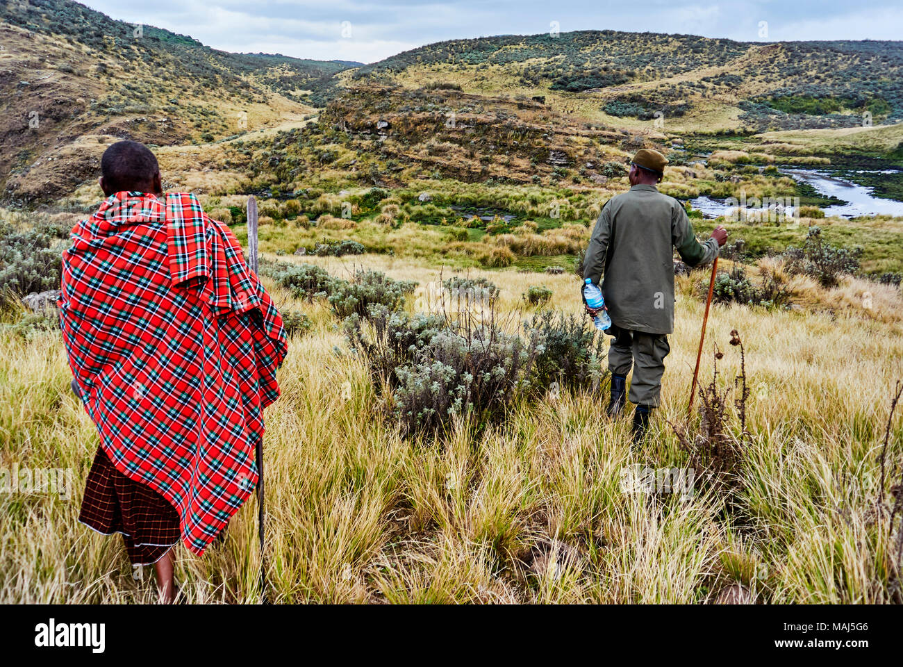 Hike in Olmoti Crater, near Munge River Ngorongoro Conservation Area ...