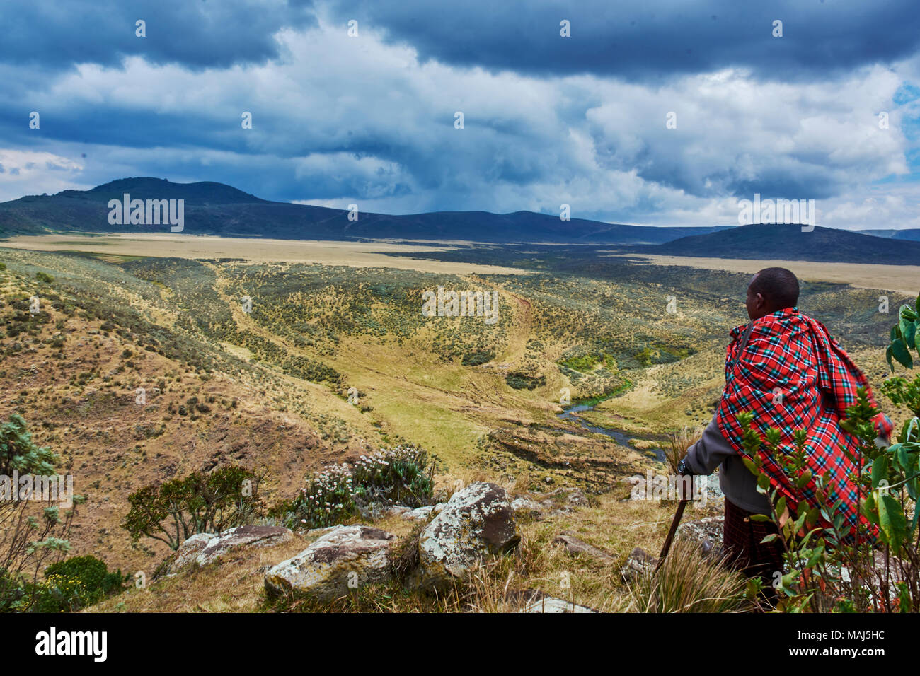 Hike in Olmoti Crater, near Munge River Ngorongoro Conservation Area ...
