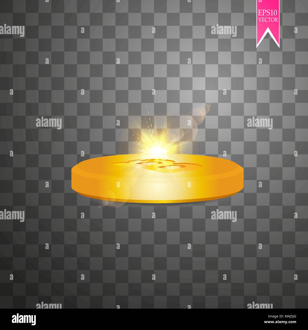 Bitcoin Icon Modern Web Money Digital Currency Logo Concept Vector ...