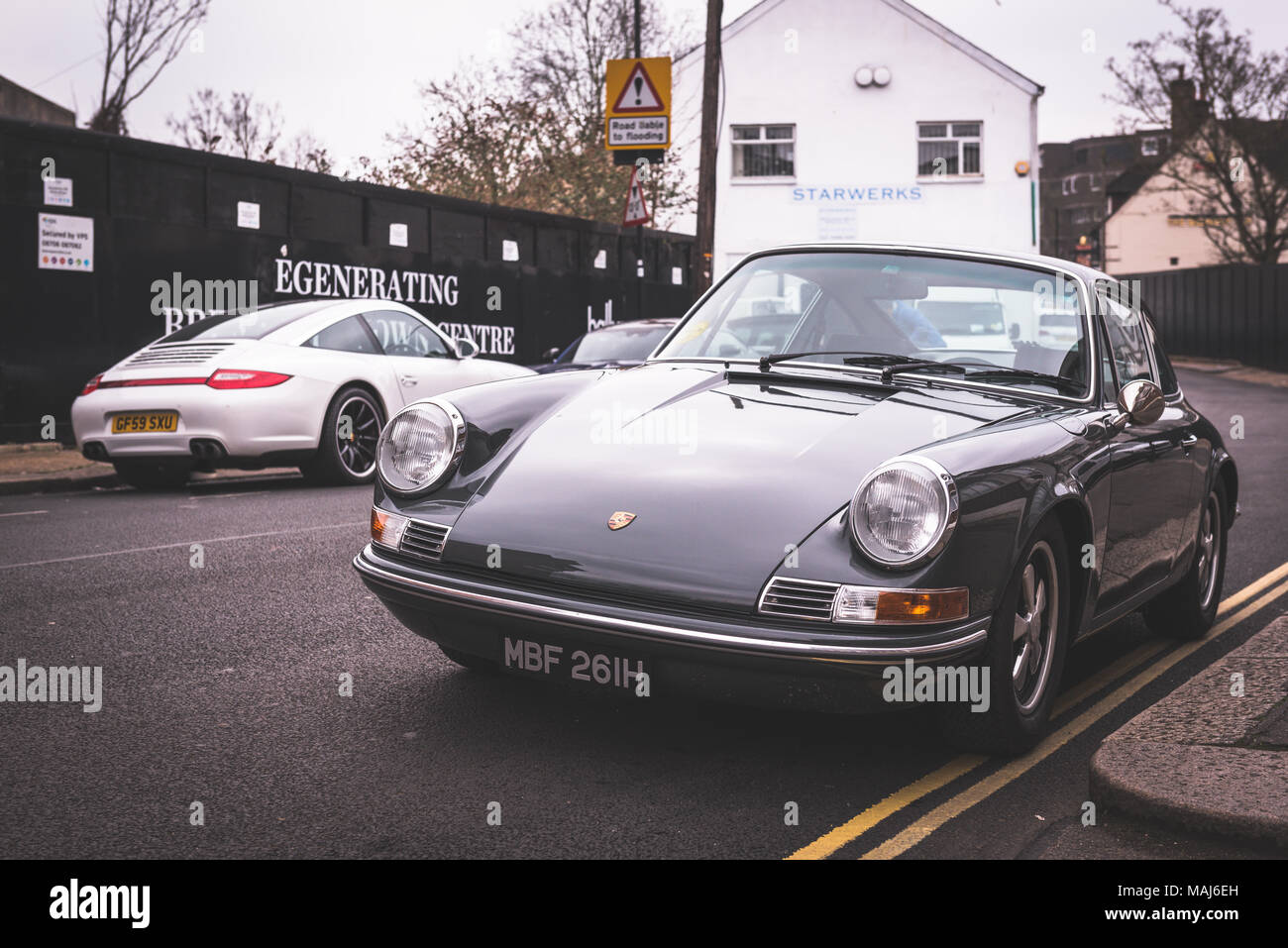 London Car Meet Stock Photo - Alamy