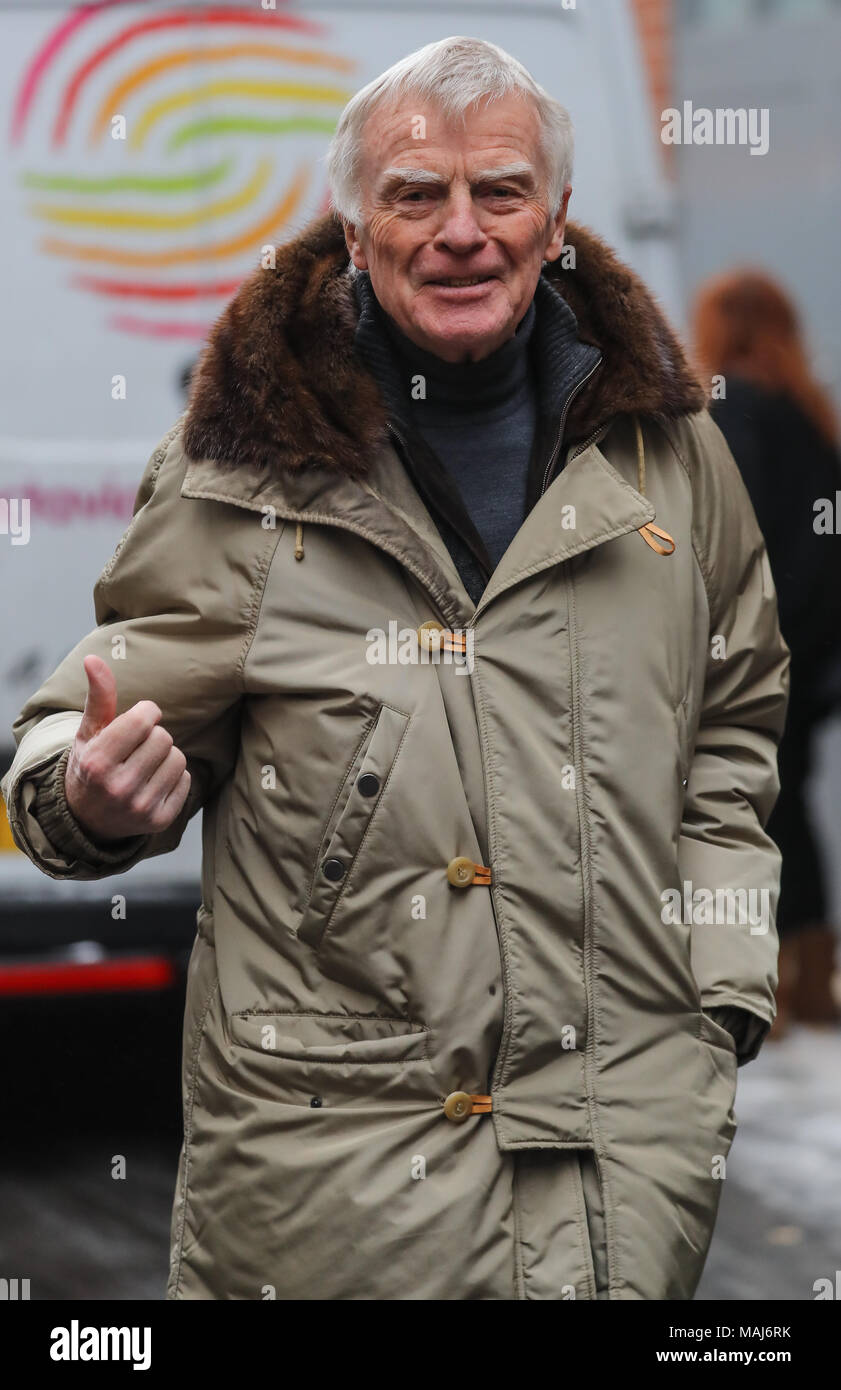 Max Mosley goes to Costa near his central London home Featuring: Max ...