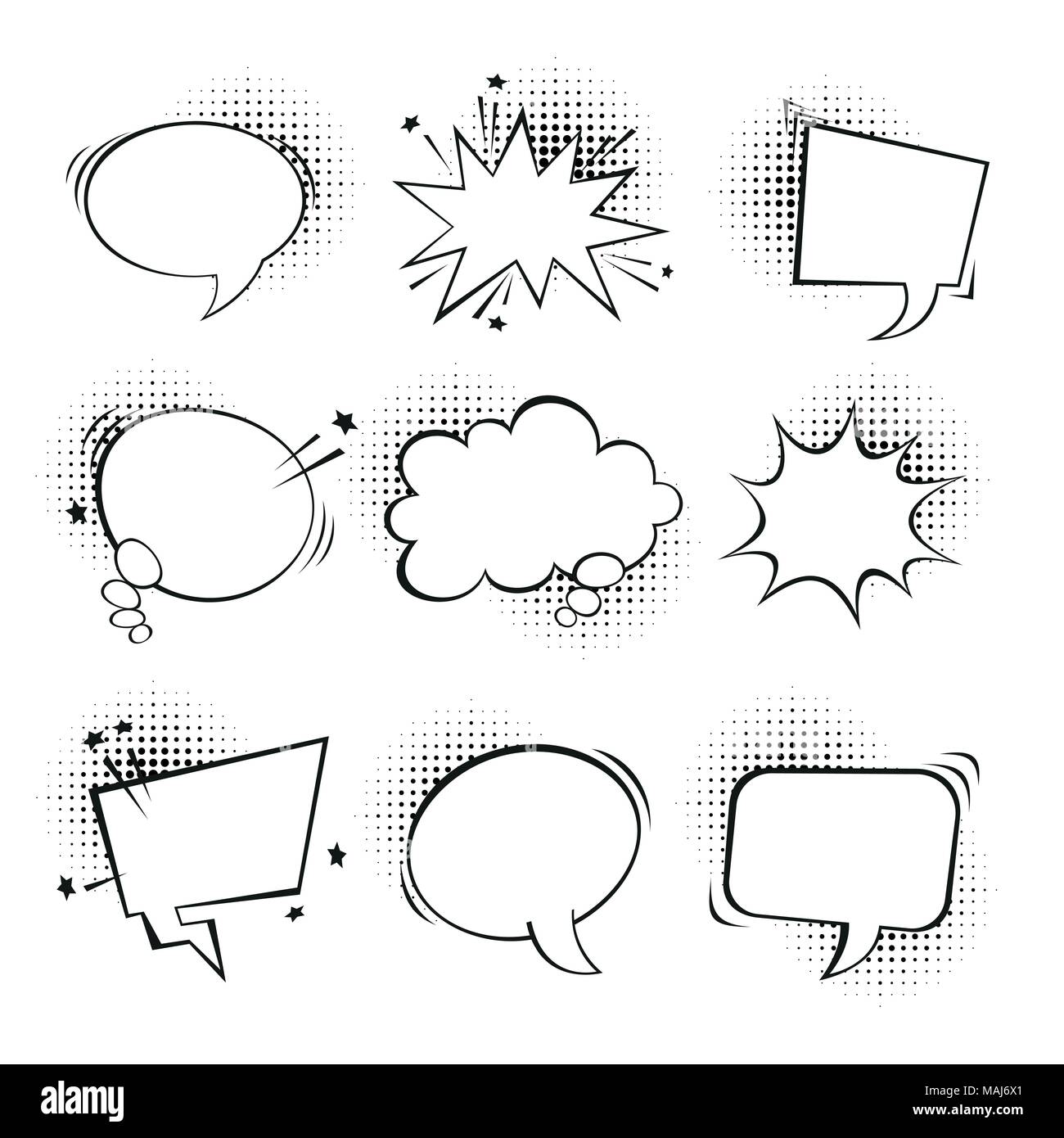 Pop art bubble hi-res stock photography and images - Alamy