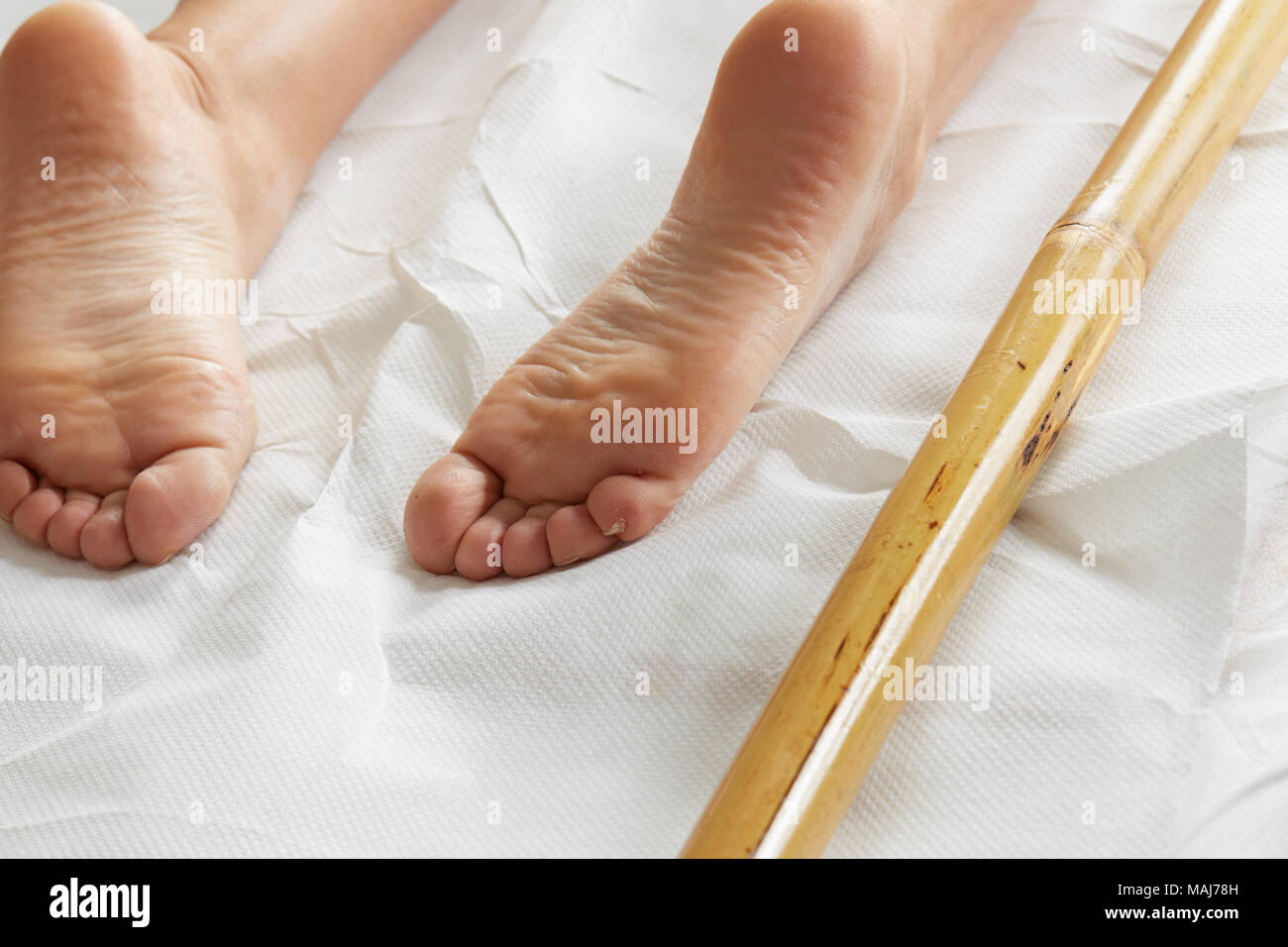 Bamboo stick feet hi-res stock photography and images - Alamy