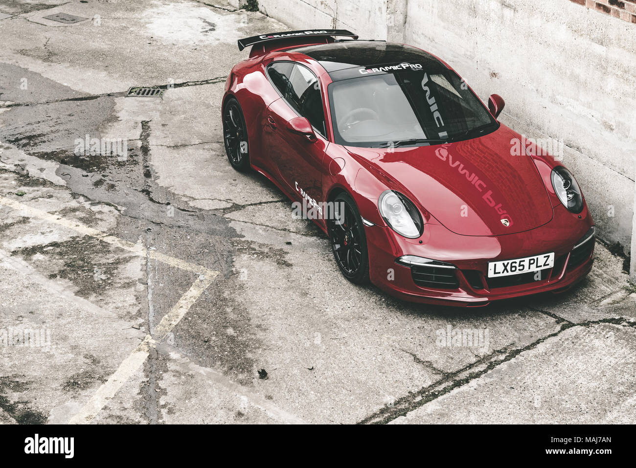 London Car Meet Stock Photo - Alamy