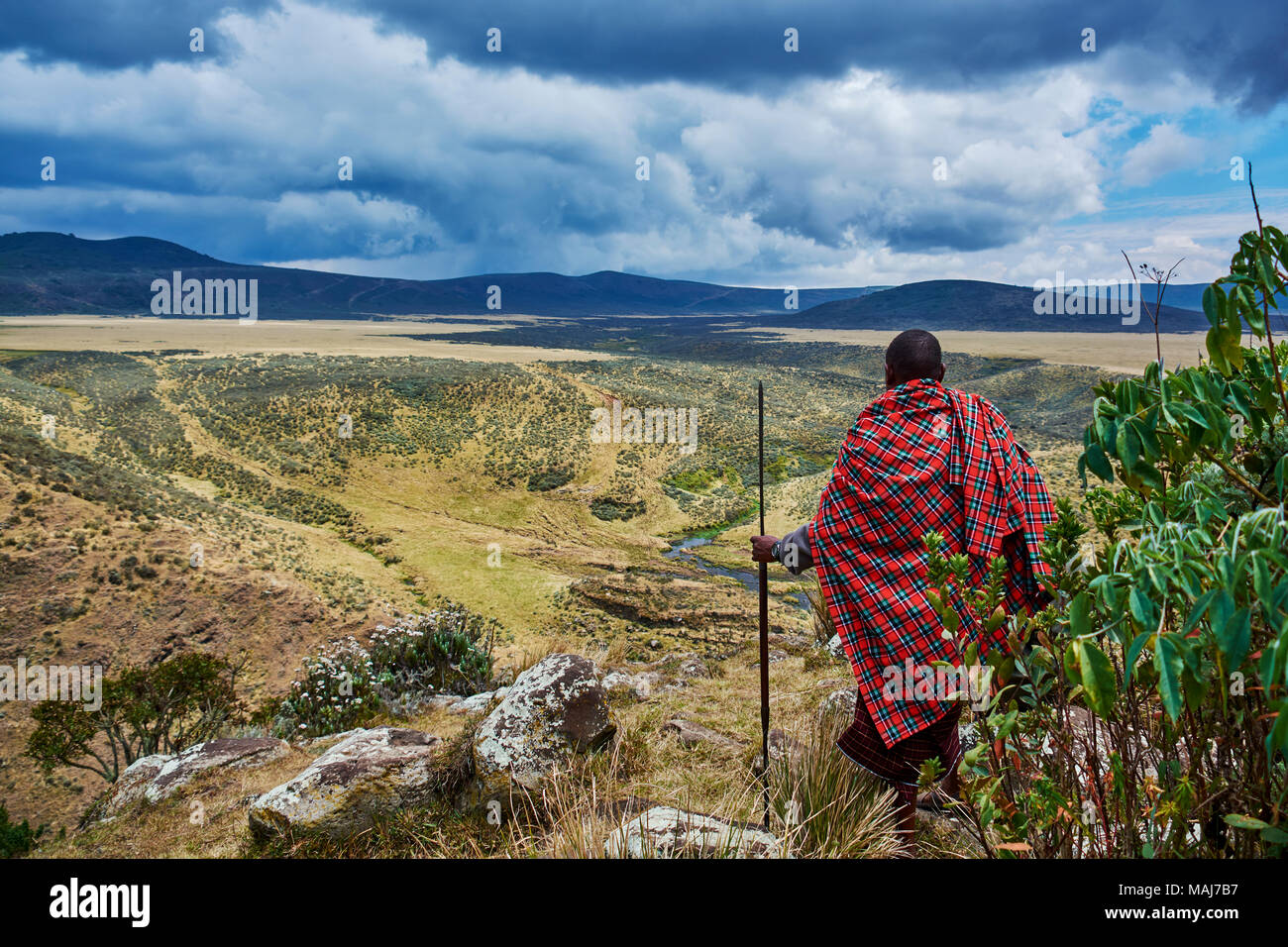 Hike in Olmoti Crater, near Munge River Ngorongoro Conservation Area ...