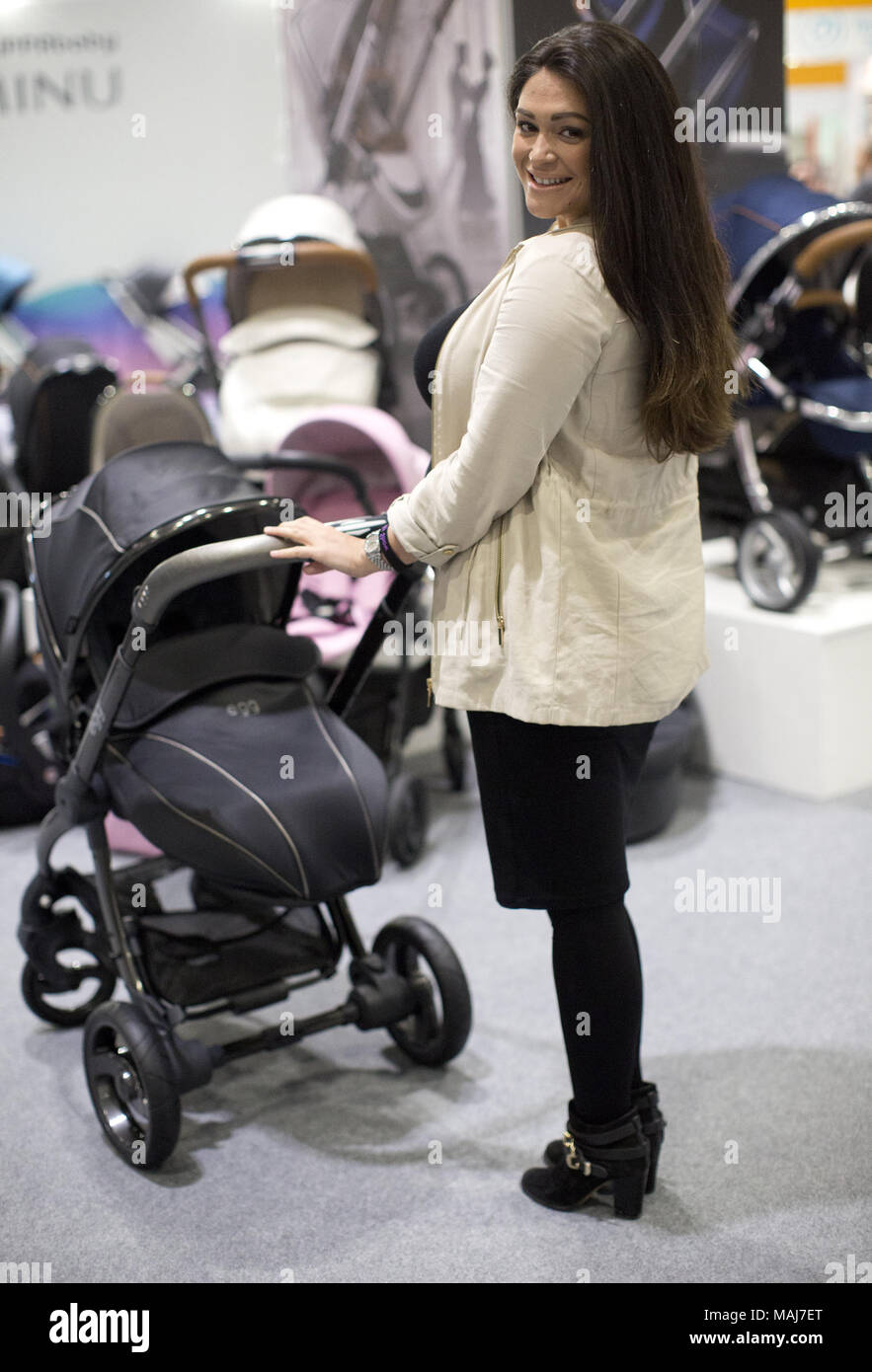 Casey Batchelor attends the Baby Show at ExCeL London on Friday March 2 ...