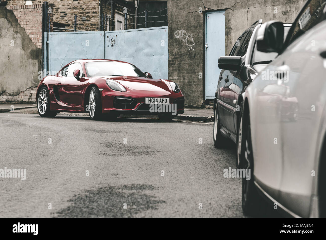 London Car Meet Stock Photo - Alamy