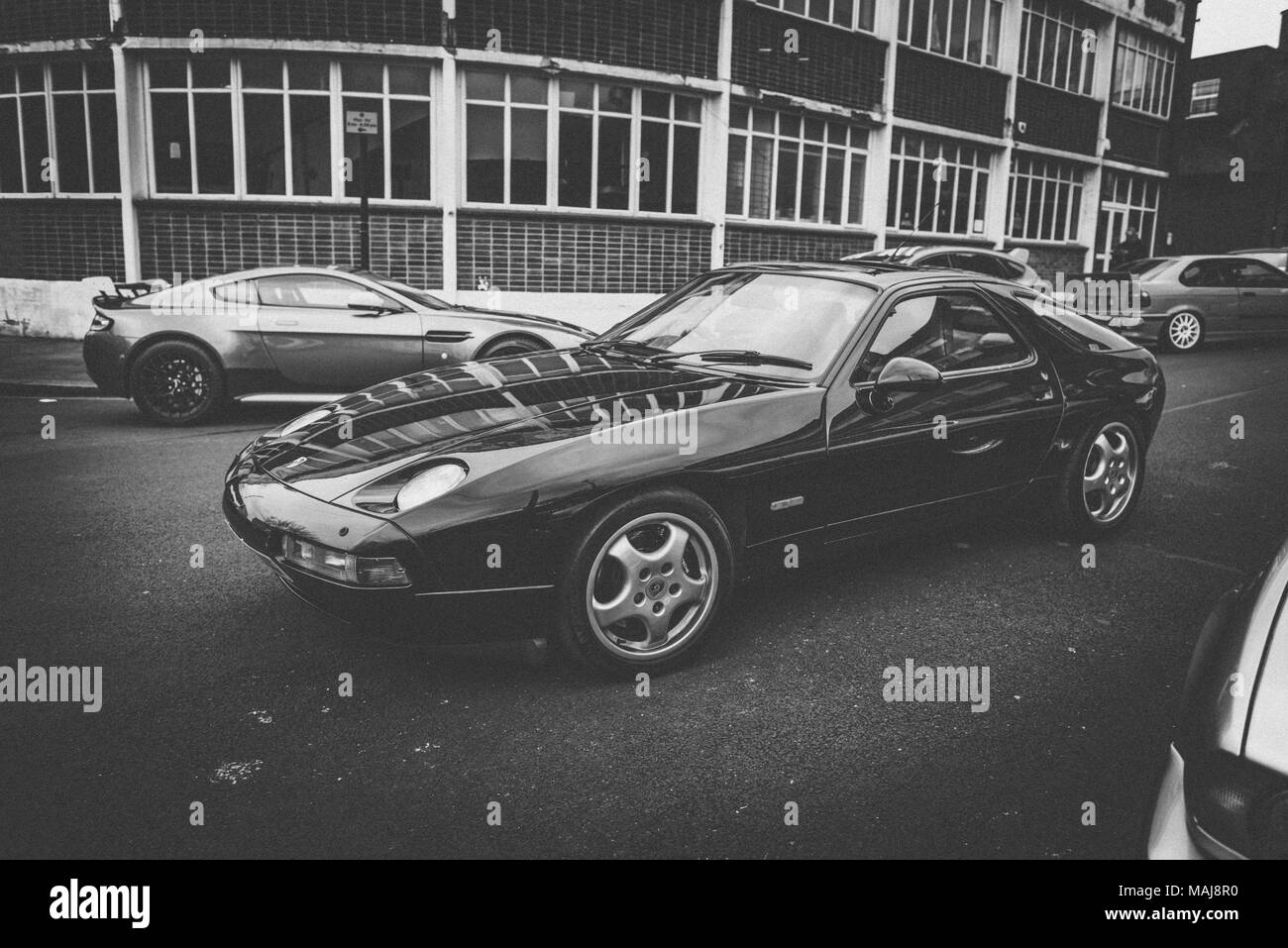 Porsche car photography Black and White Stock Photos & Images - Alamy