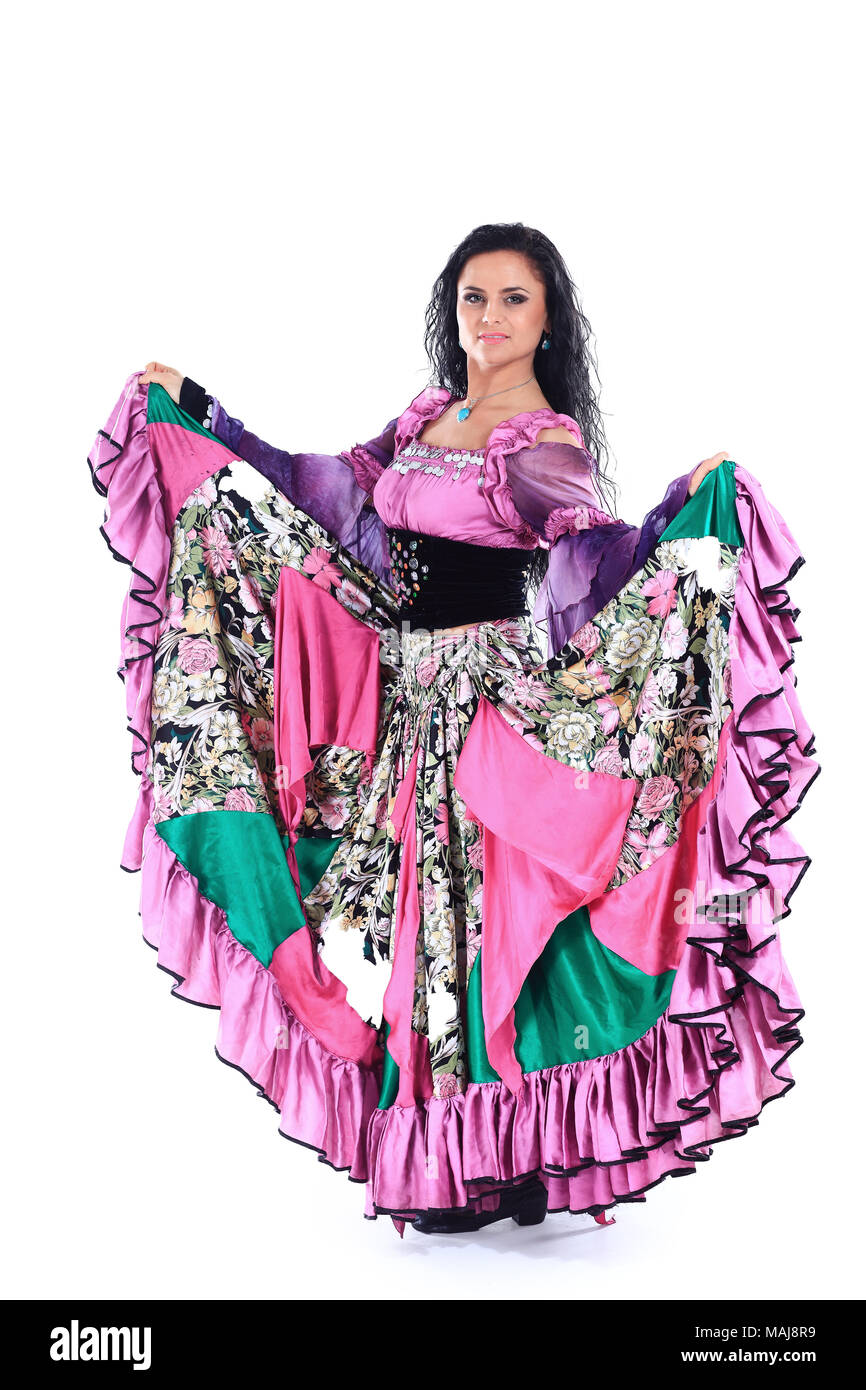 Roma gypsy gypsies woman Cut Out Stock Images & Pictures - Alamy