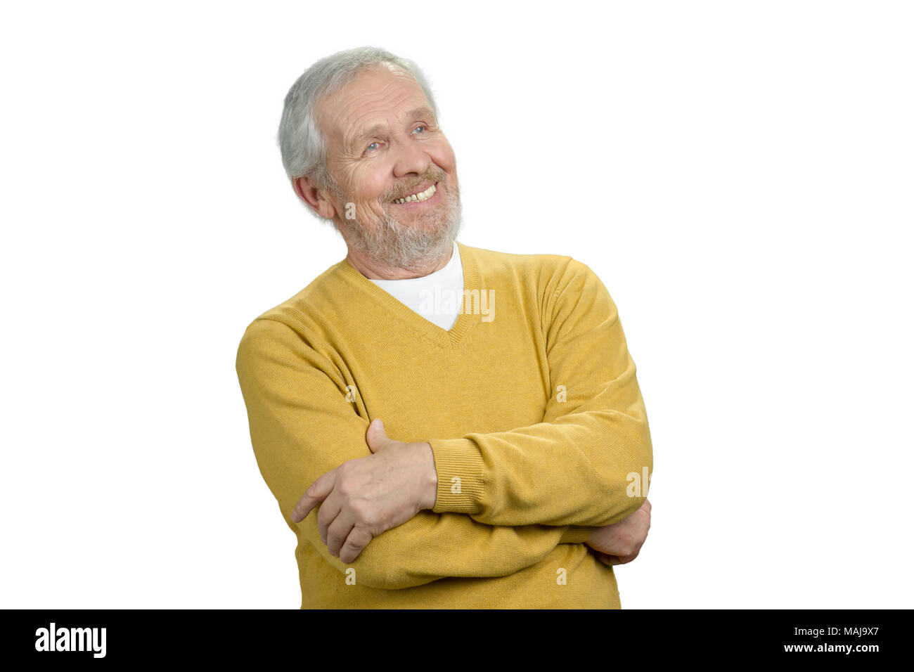 Old man looking up hi-res stock photography and images - Alamy