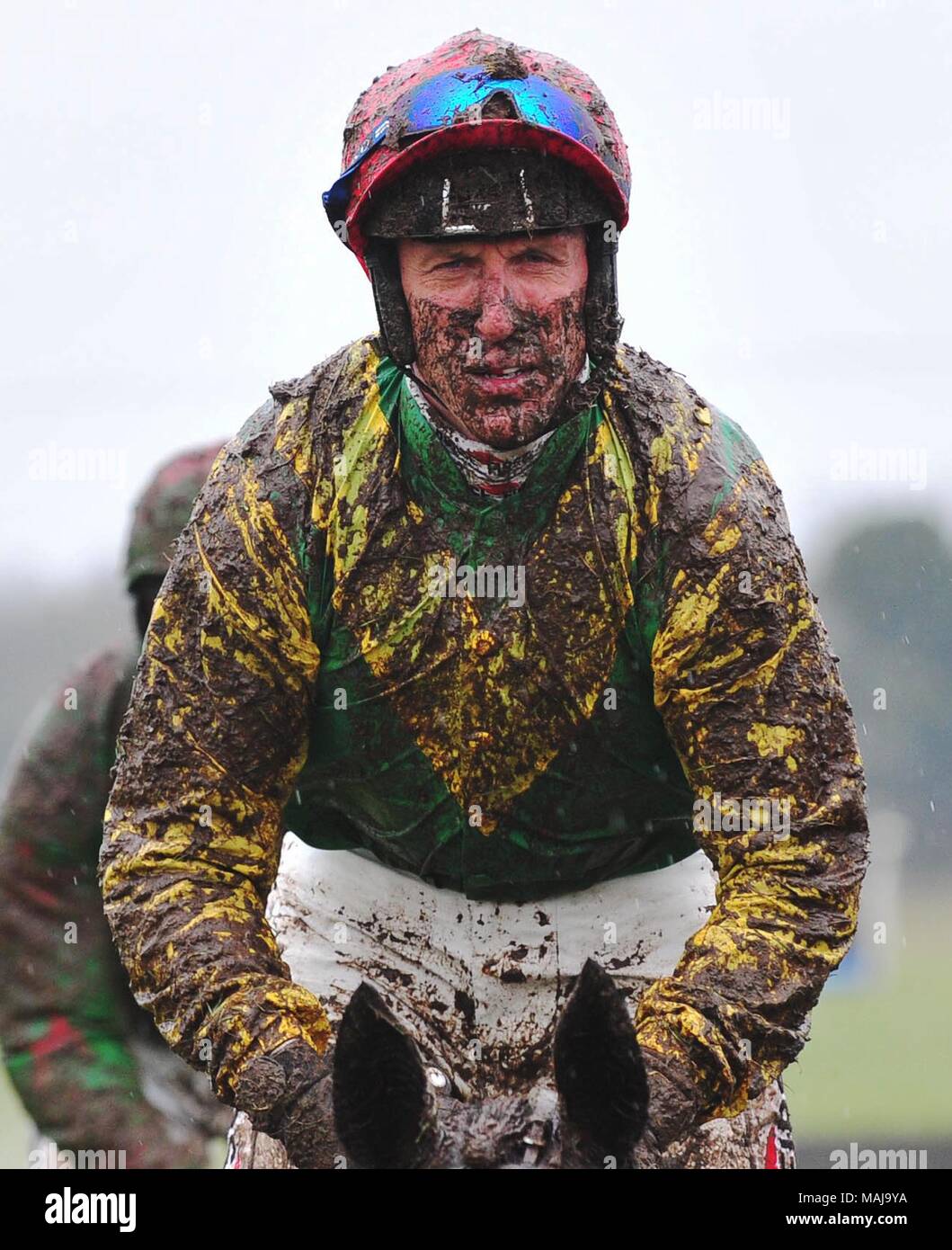 Jockey Robert Powe during BoyleSports Irish Grand National Day of the ...