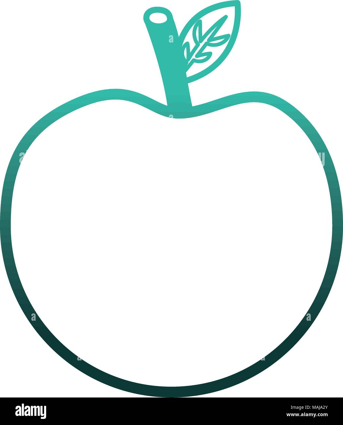 fresh apple fruit healthy food vector illustration design Stock Vector ...