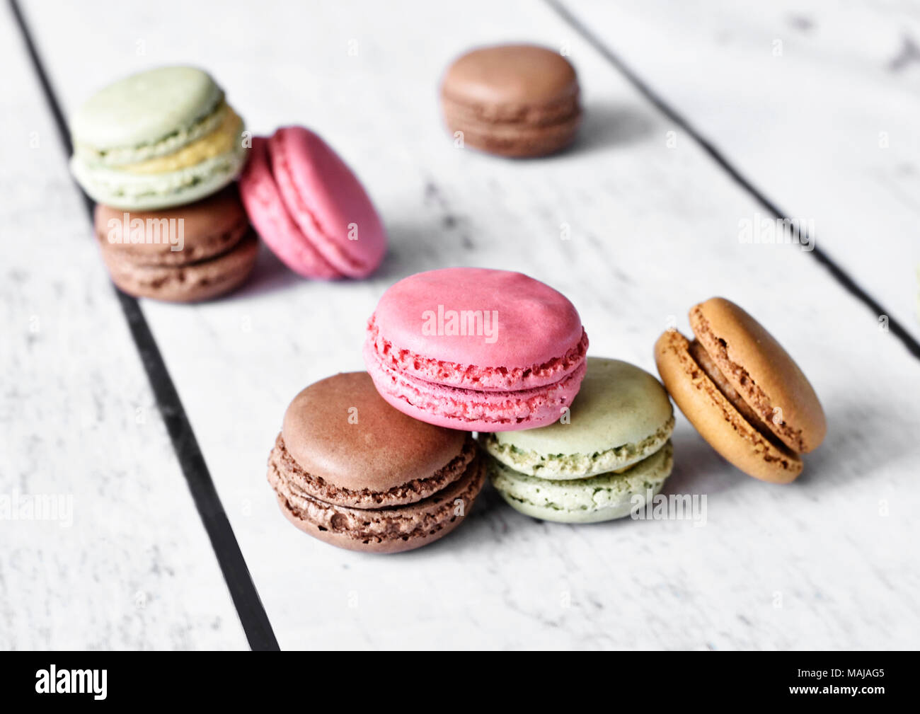 Focus on macaron hi-res stock photography and images - Alamy