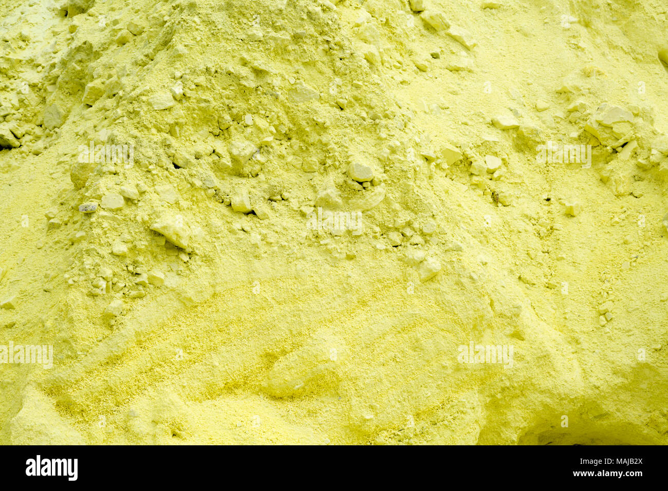 Sulfur Storage Area, Background of Sulphur Texture Stock Photo - Alamy