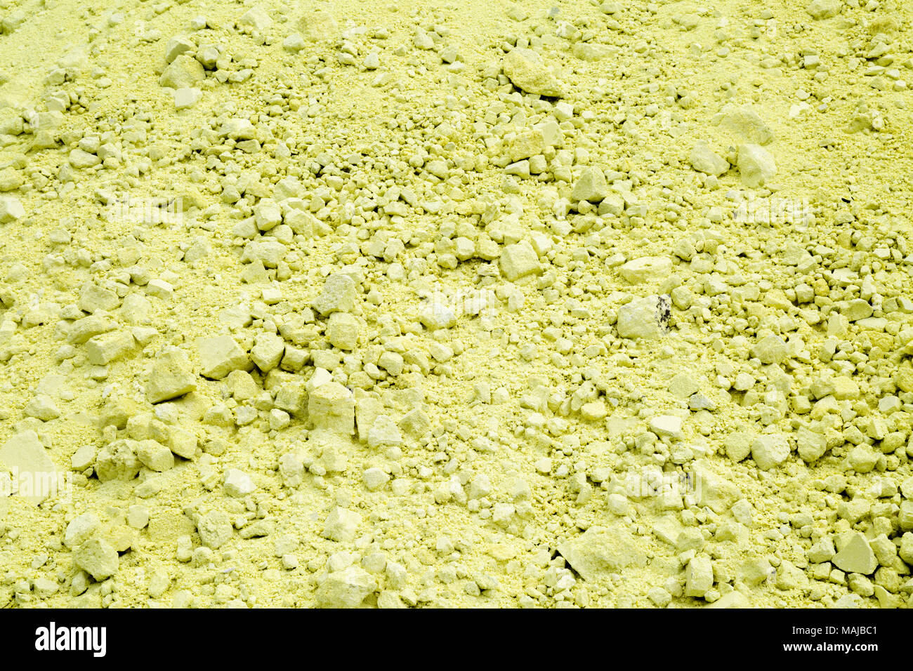 Sulfur Storage Area, Background of Sulphur Texture Stock Photo - Alamy